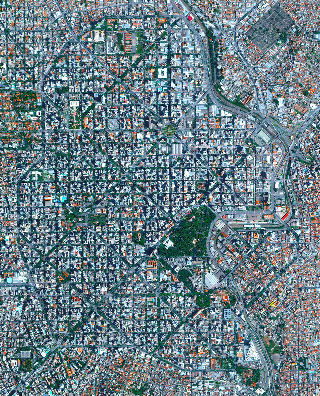 Gallery of Orthogonal Grids and Their Variations in 17 Cities Viewed ...