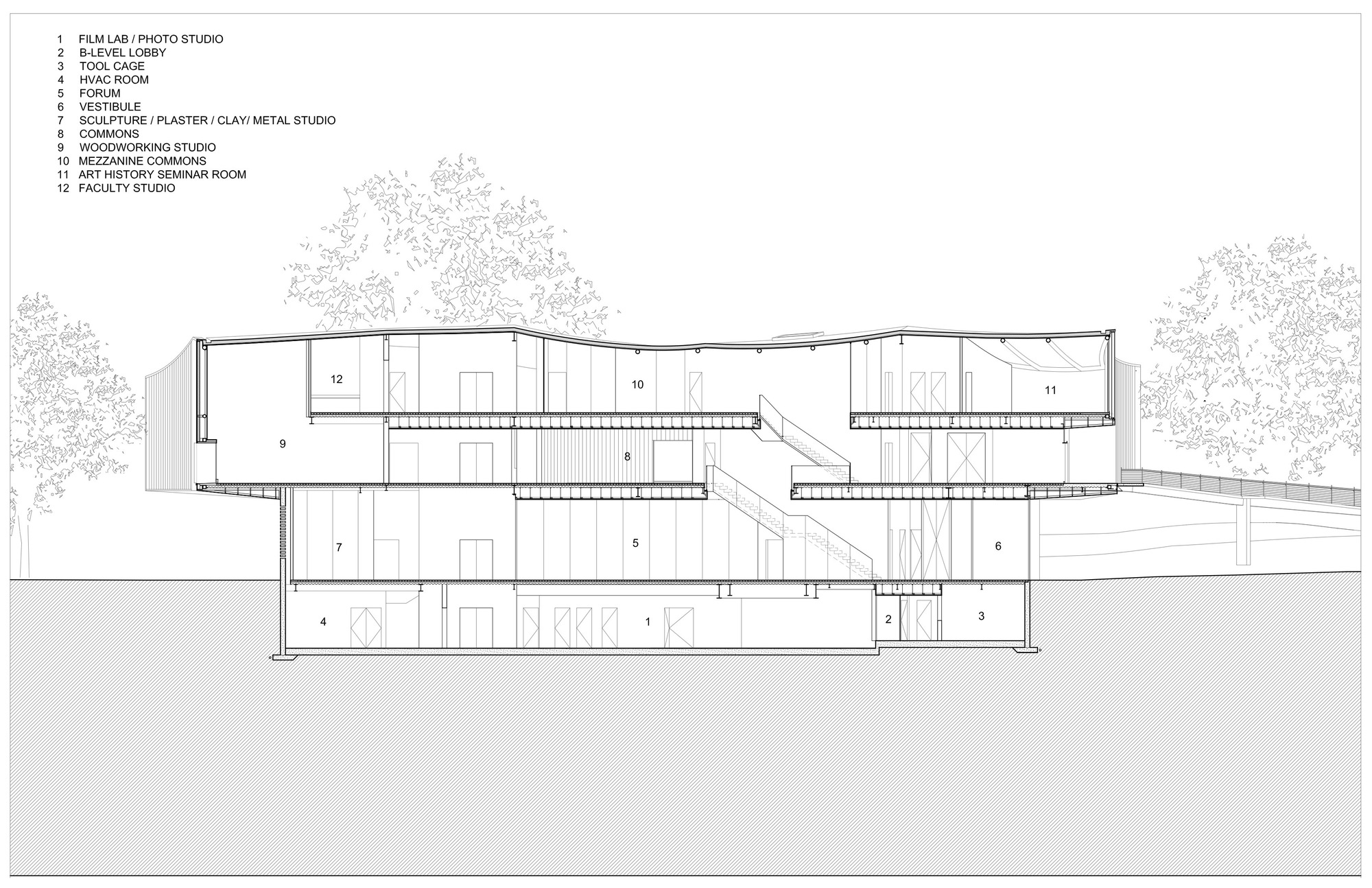 Gallery of Winter Visual Arts Building / Steven Holl Architects - 20