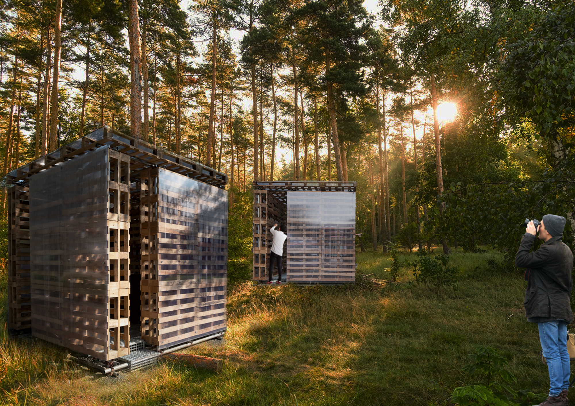 Gallery of An Experiment of Light Assembly Construction / Yuan Ye ...