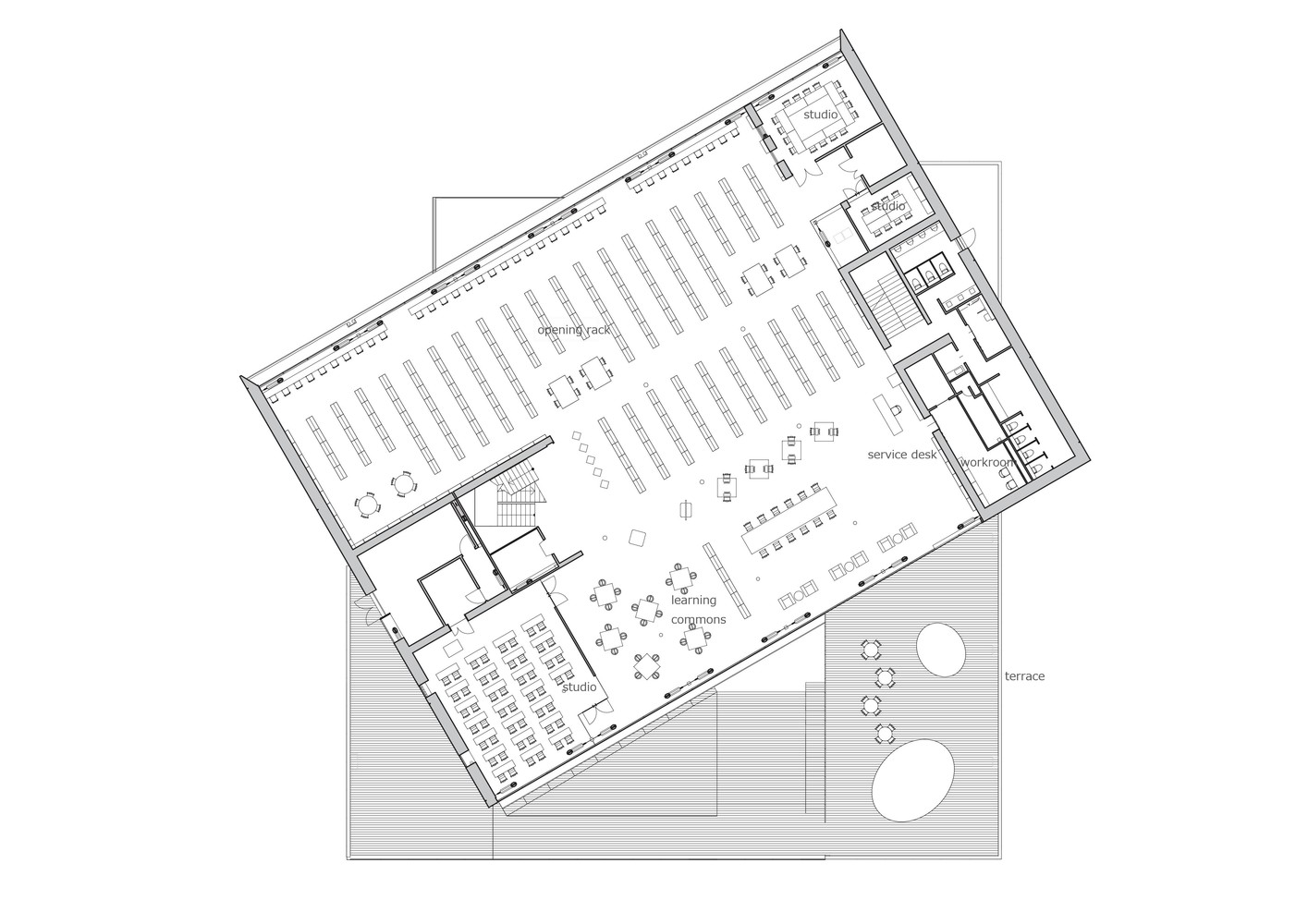 Gallery of Librio Yukuhashi Library / MIKAMI Architects - 29