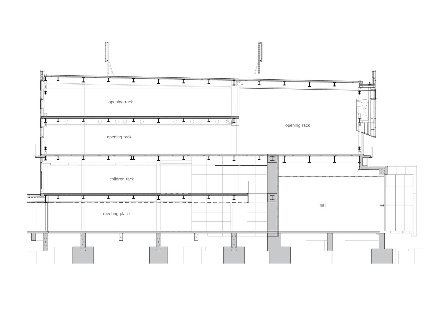 Gallery of Librio Yukuhashi Library / MIKAMI Architects - 35