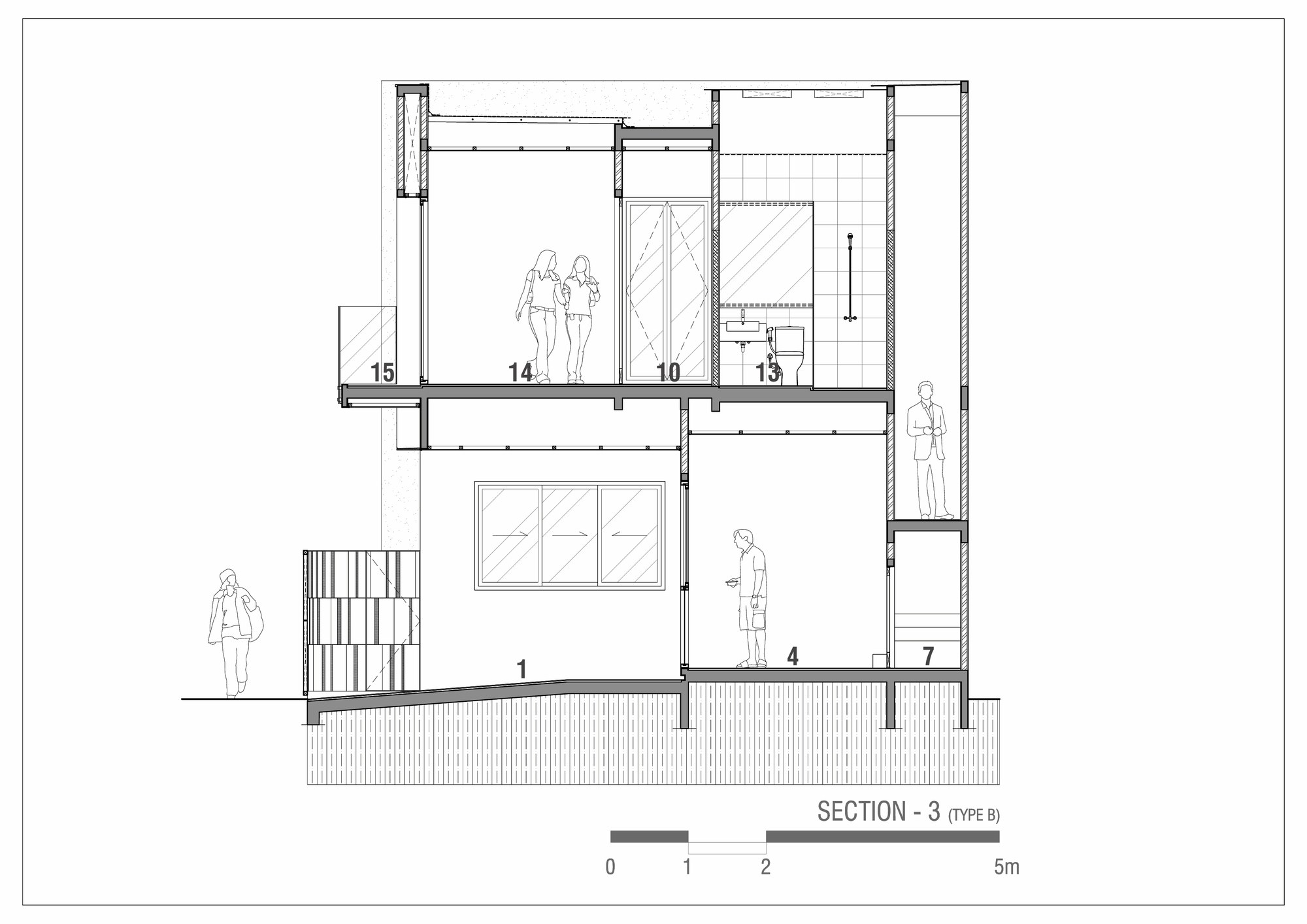 Gallery of R Micro Housing / Simple Projects Architecture - 28