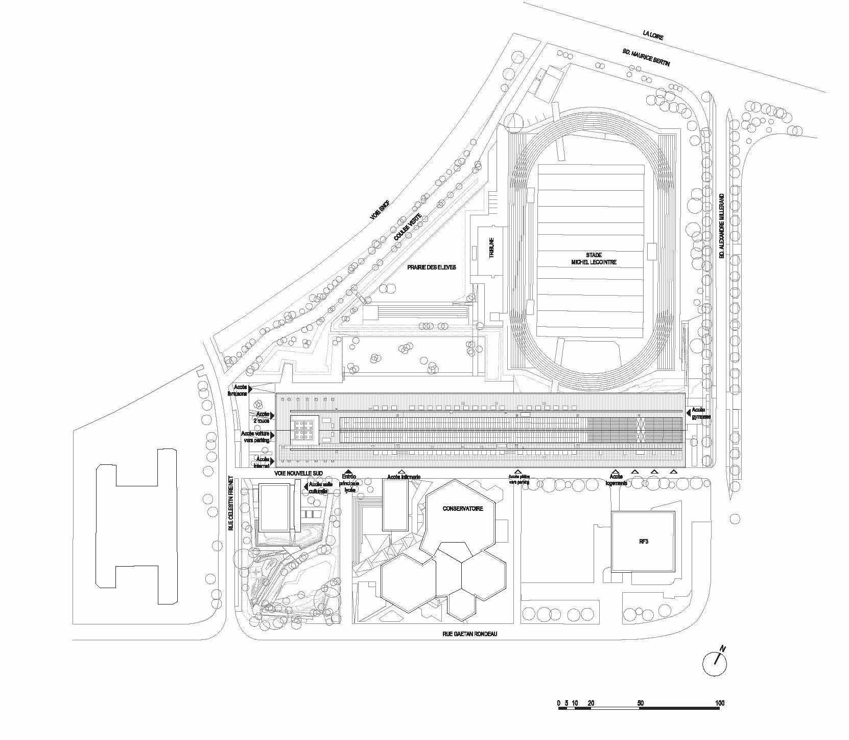 Gallery of Lycée Nelson Mandela / Leclercq Associés - 19
