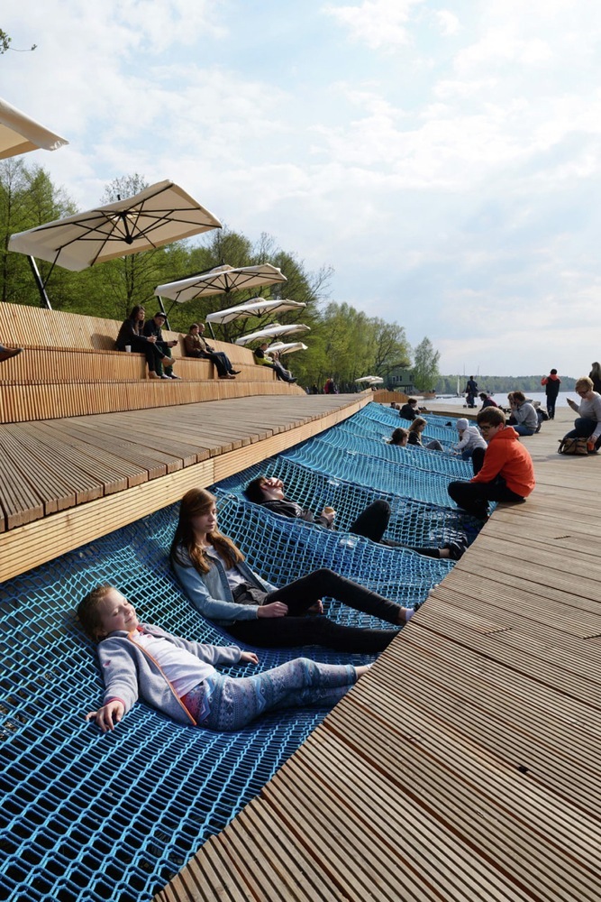 Gallery of Wooden Decks in Public Spaces: Welcoming Floors for ...
