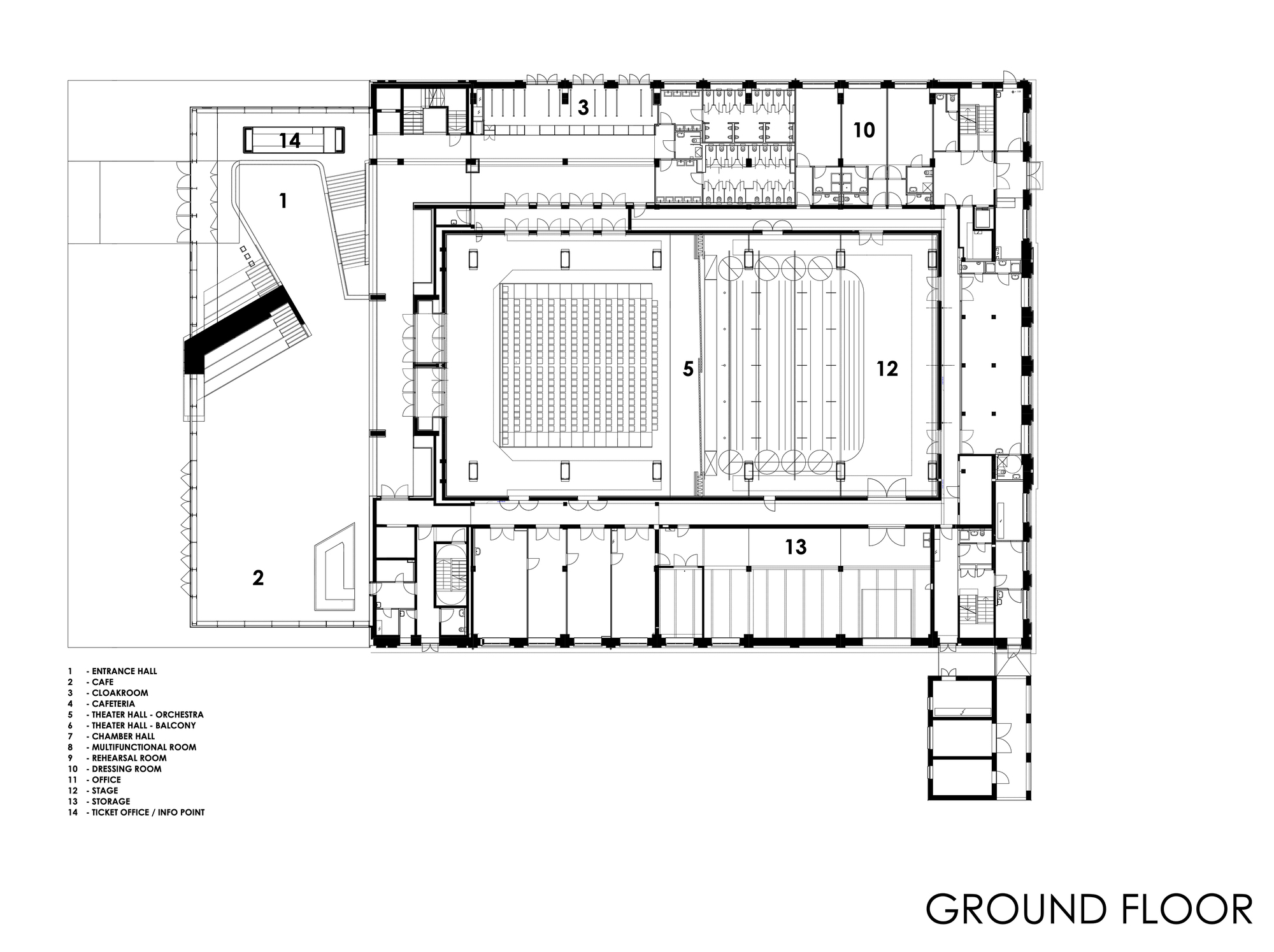 Gallery of National Dance Theater / ZDA - Zoboki Design and ...