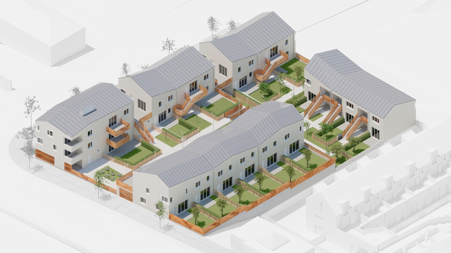 Gallery of 31 Housing Units in Ecquevilly / Benjamin Fleury Architecte ...