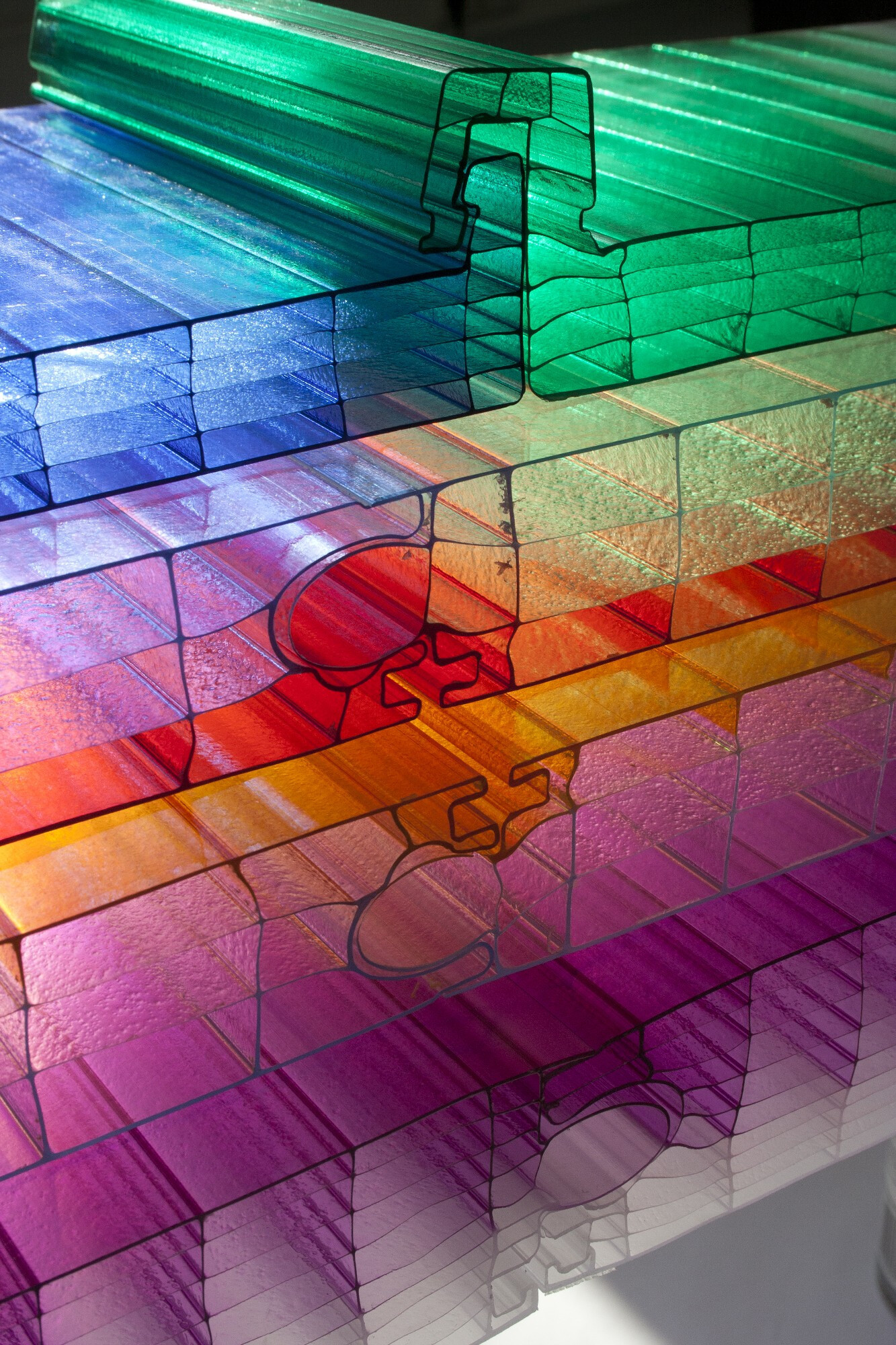 Gallery Of Expressive Polycarbonate Creating Colored Translucent