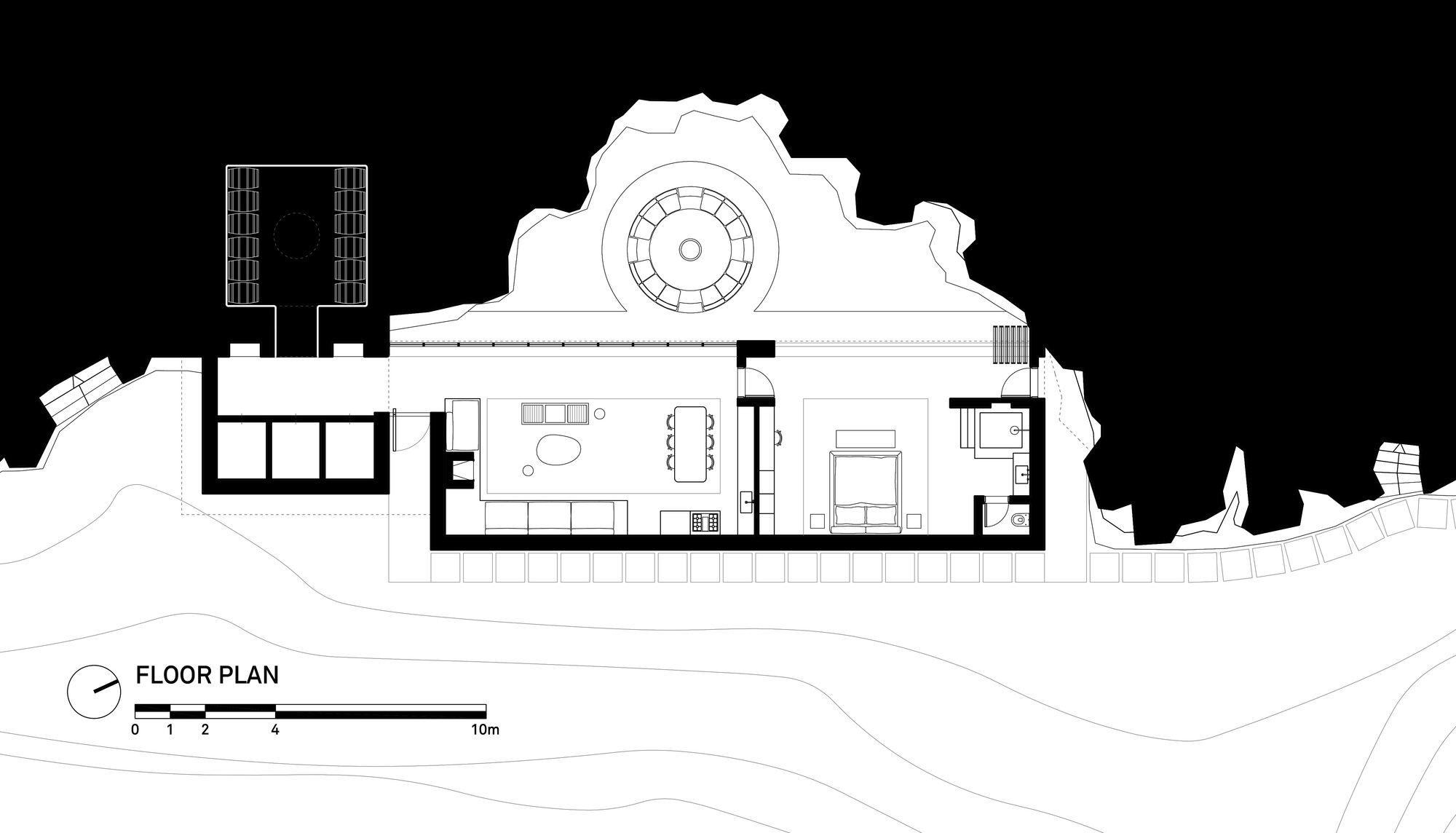 画廊 黎巴嫩迦南民宿，融入巨石 / Carl Gerges Architects - 16