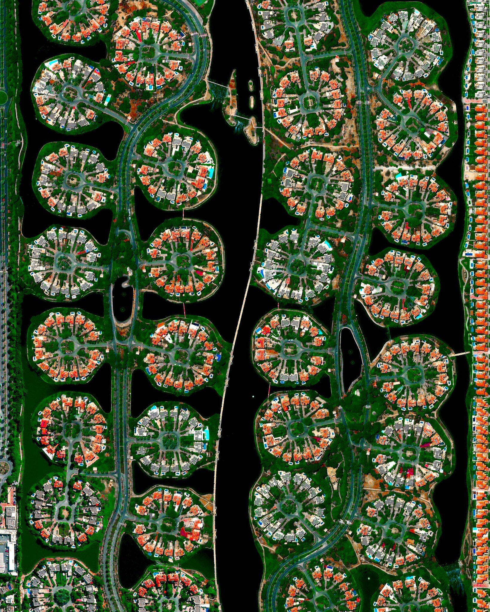 Gallery of Radial City Plan: Nine Examples Around the World Seen From ...