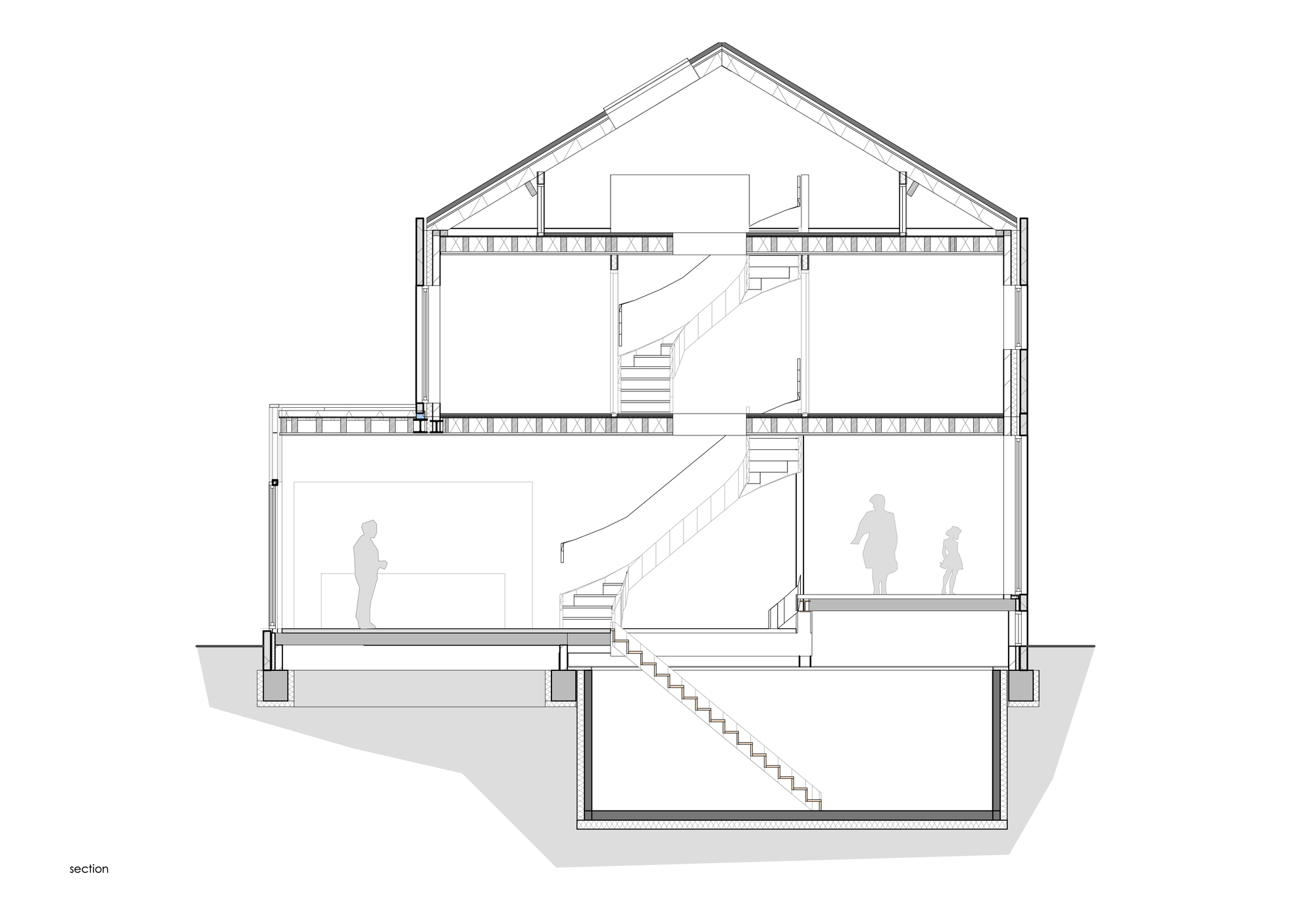 Gallery of Concrete Split-level House / derksen | windt architecten - 22