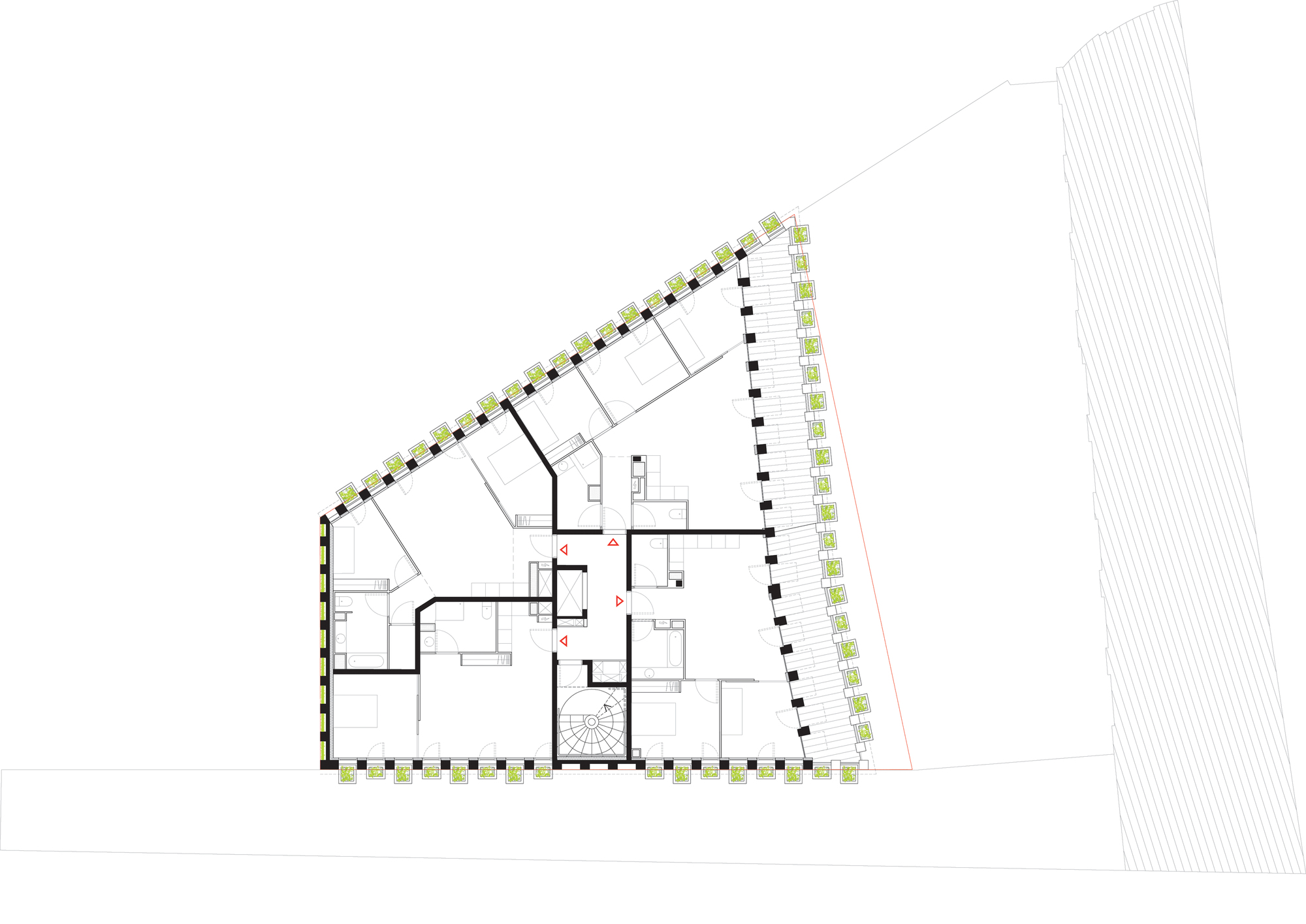 Gallery of Edison Lite Apartment Building / Manuelle Gautrand ...