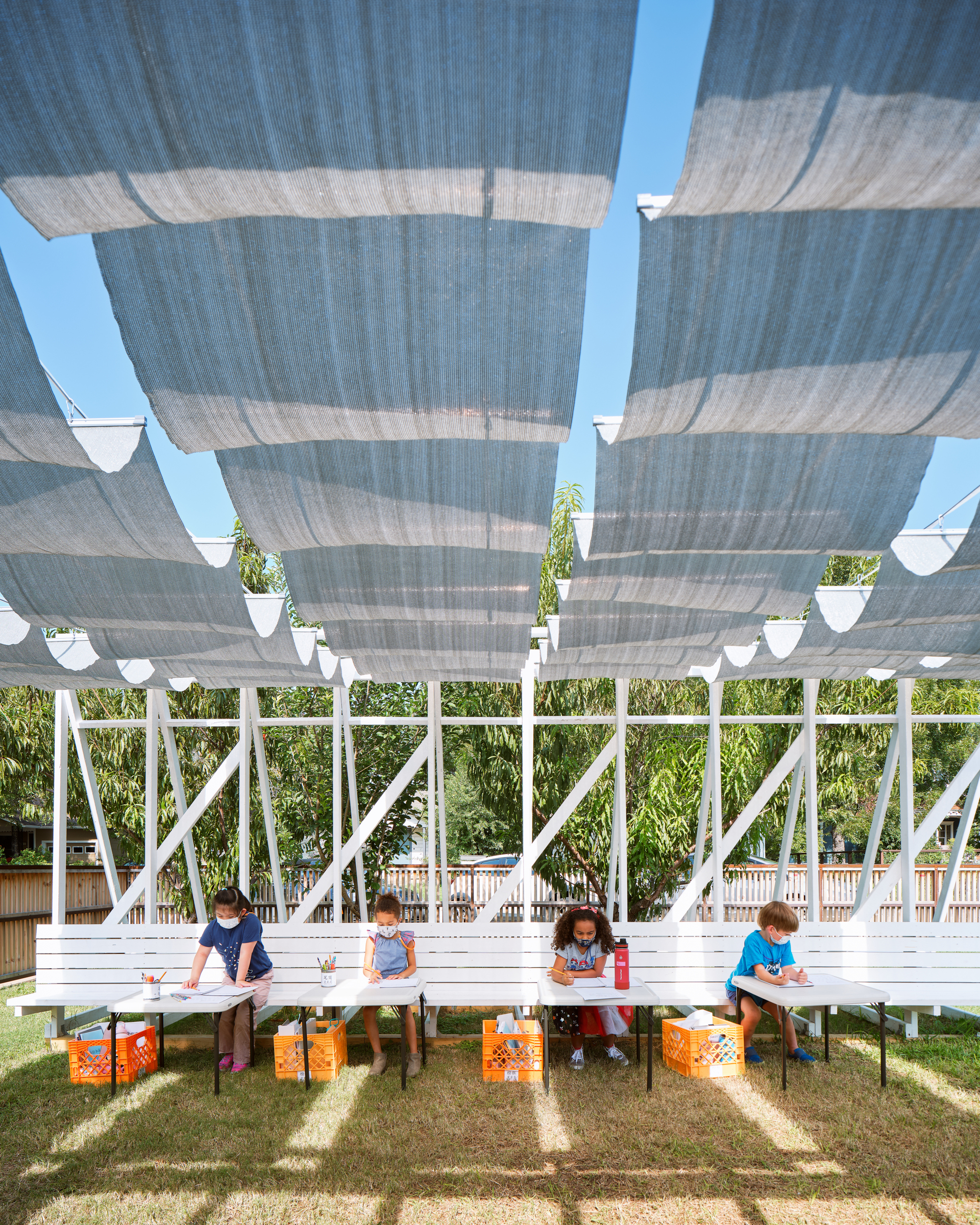 Gallery of Temporary Tiger - Covid Classroom / Murray Legge ...