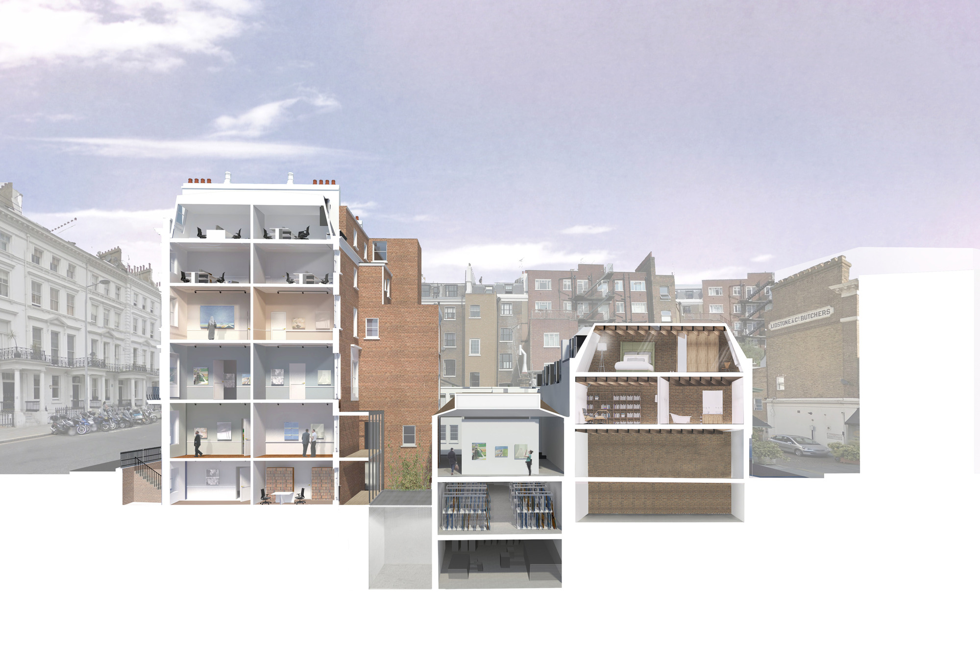 Gallery of Cromwell Place Exhibition and Working Space / Buckley Gray ...