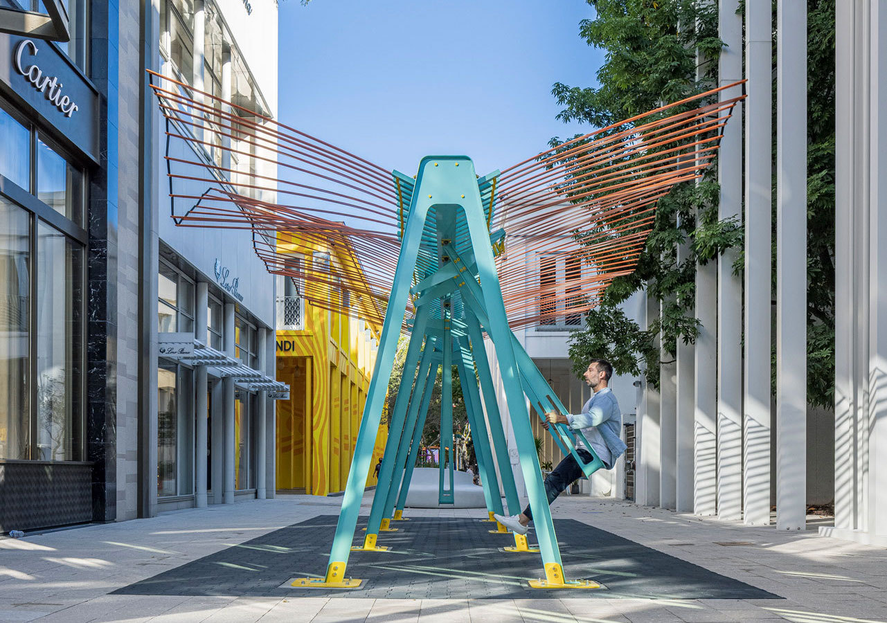 Gallery of Conscious Actions, Public Installation at Miami Design ...