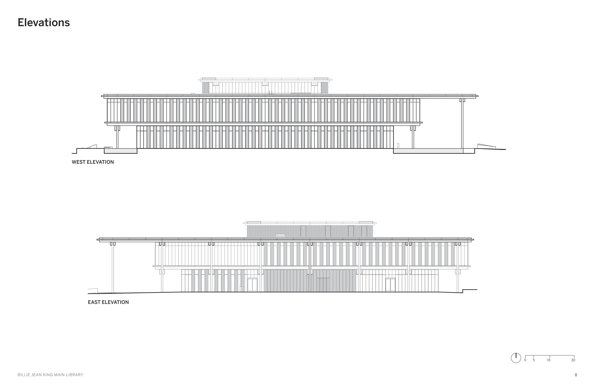 Gallery of Billie Jean King Main Library / Skidmore, Owings & Merrill - 16