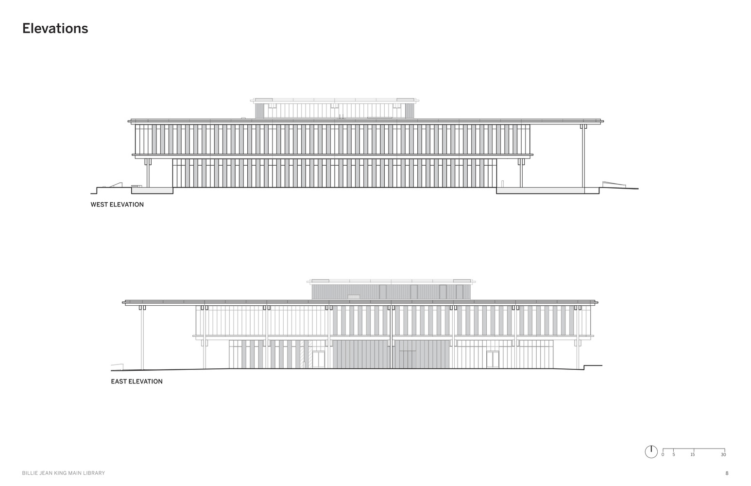 Gallery of Billie Jean King Main Library / Skidmore, Owings & Merrill - 15