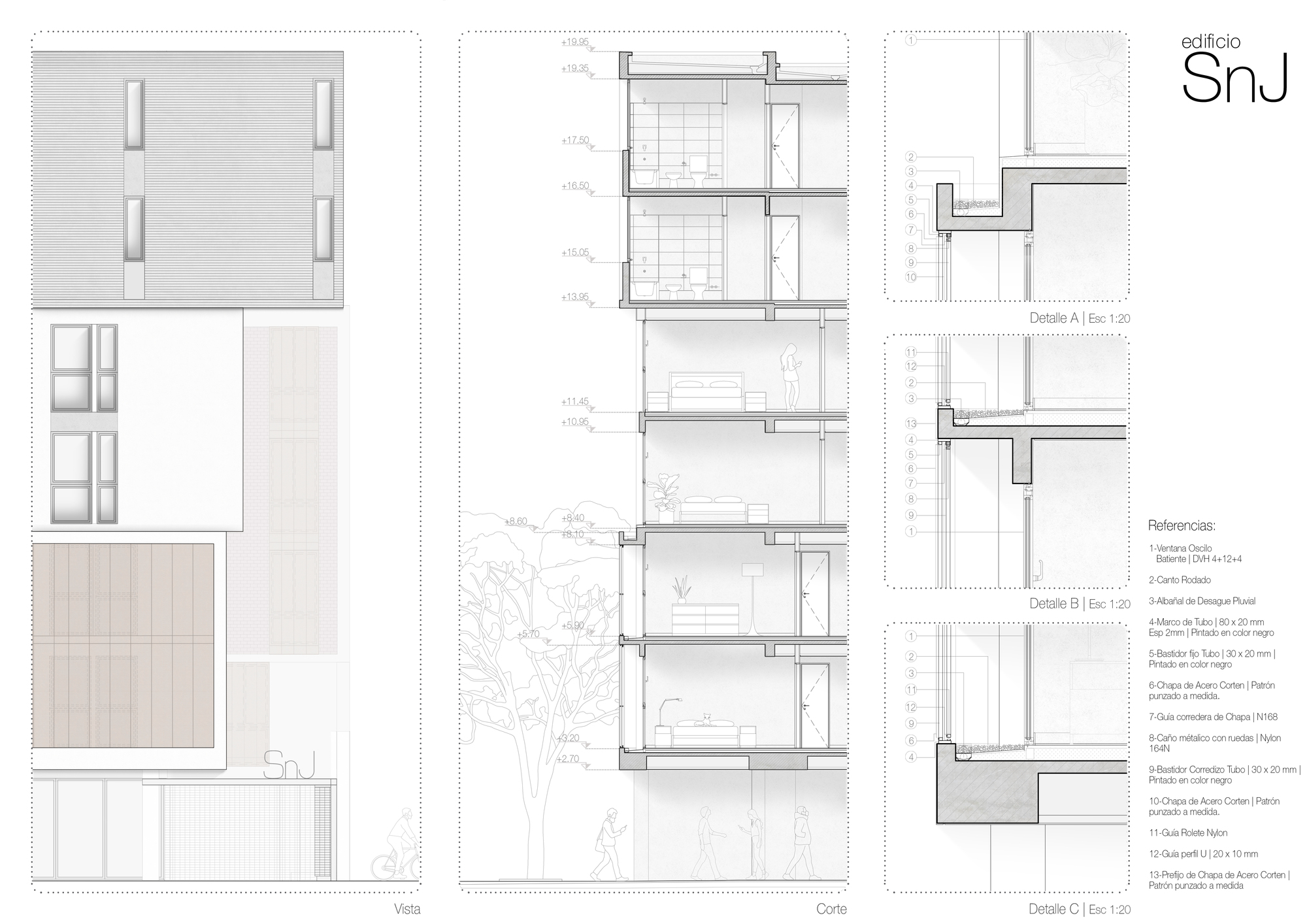 Galería de Edificio Apilado [SnJ] / 3dF arquitectos - 35