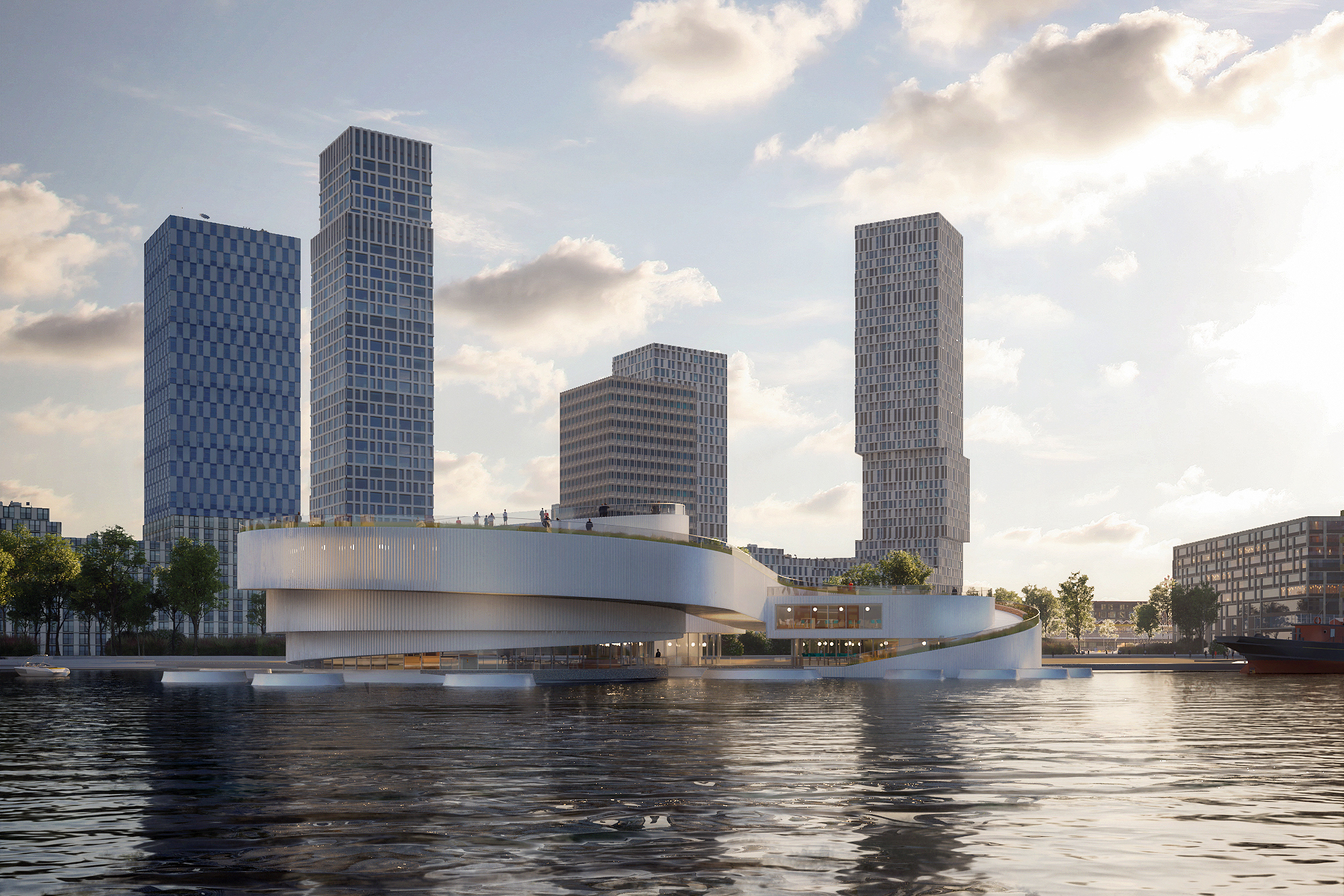 Gallery of Mecanoo Designs New Scenic Maritime Center for Rotterdam - 2