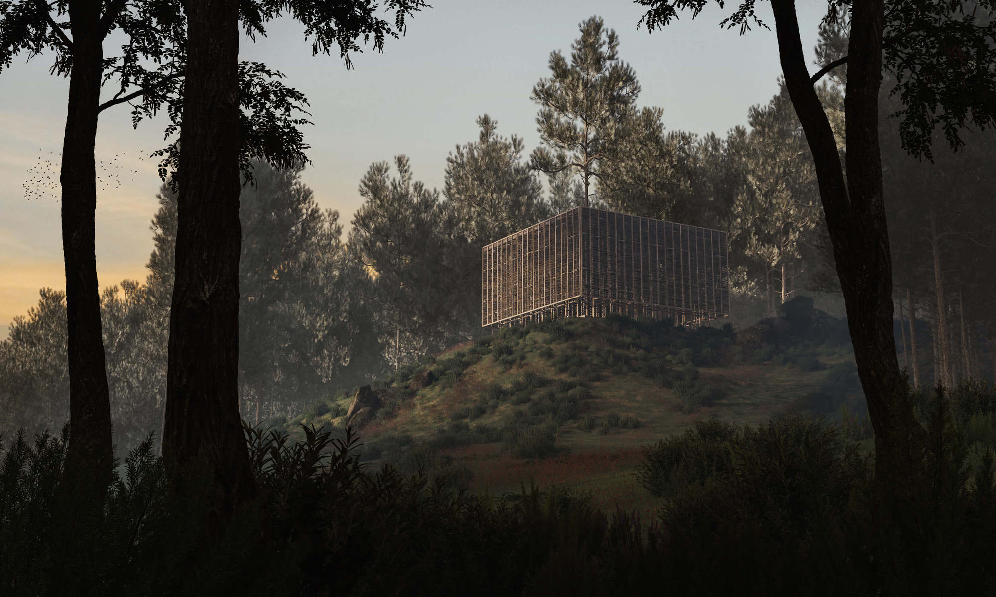 Gallery of Architecture and Nature Come Together in Secluded Earth ...