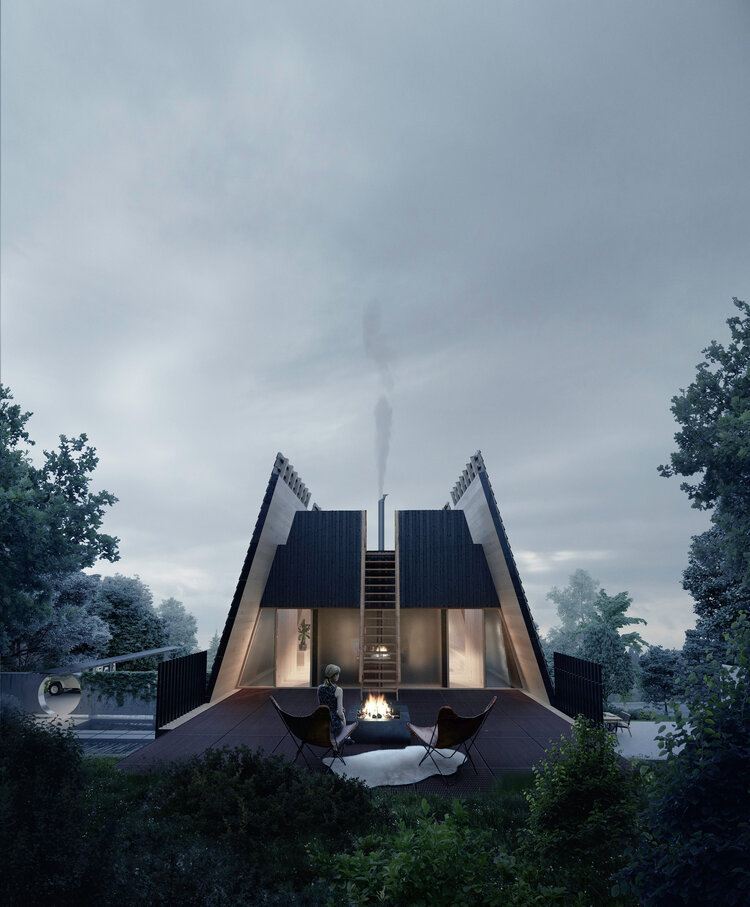 Gallery of Castle Cabins in France and a Seaside Vancouver Villa: 10 ...