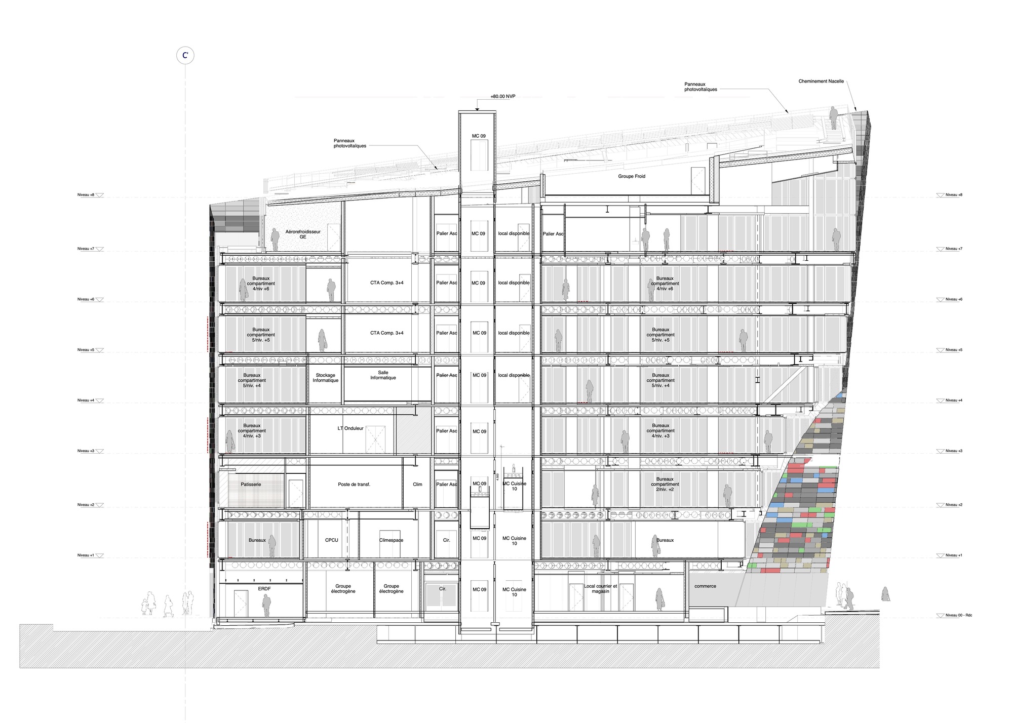 Gallery of Le Monde Office Building / Snøhetta + SRA Architects - 32