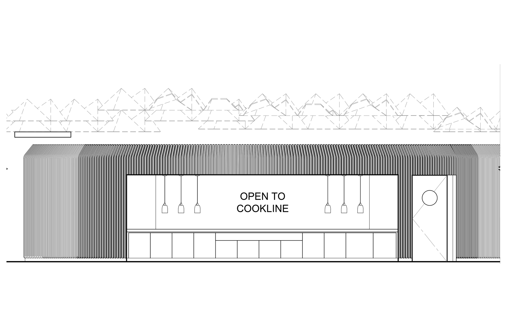 Restaurant Elevation Drawings Firehouse Restaurant By PWP Architects