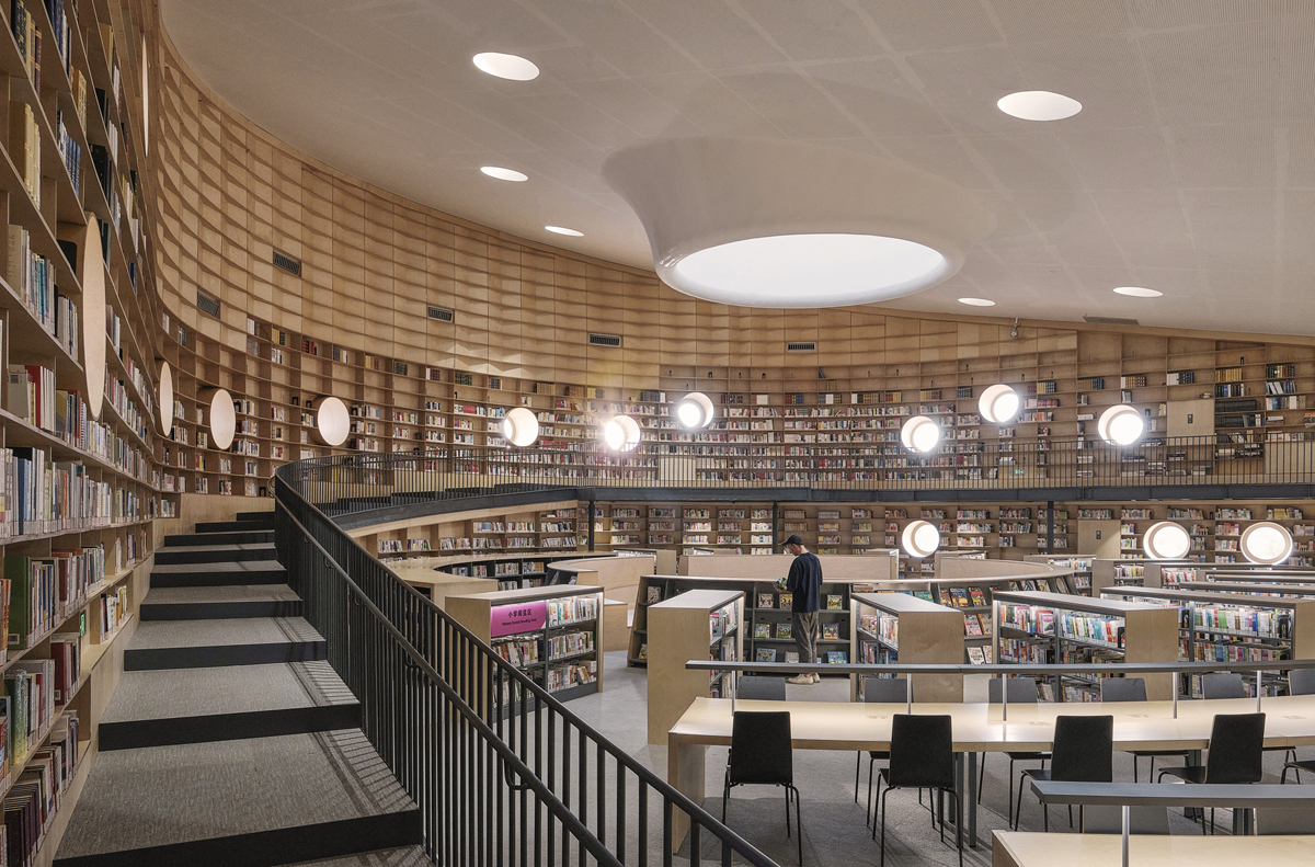 Galeria de Biblioteca e Teatro Pinghe / OPEN Architecture - 9