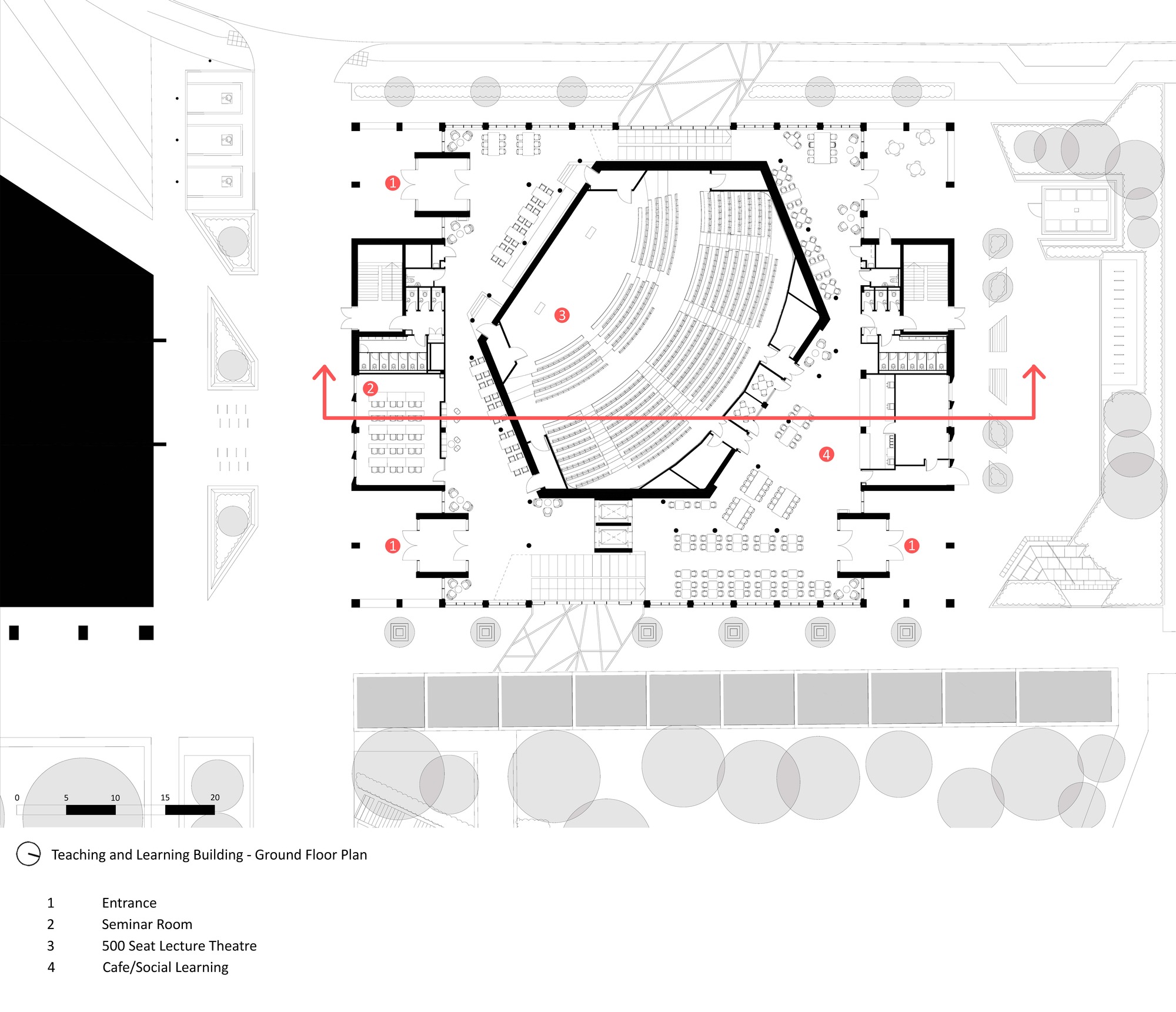 Gallery of University of Birmingham Teaching and Learning Building ...