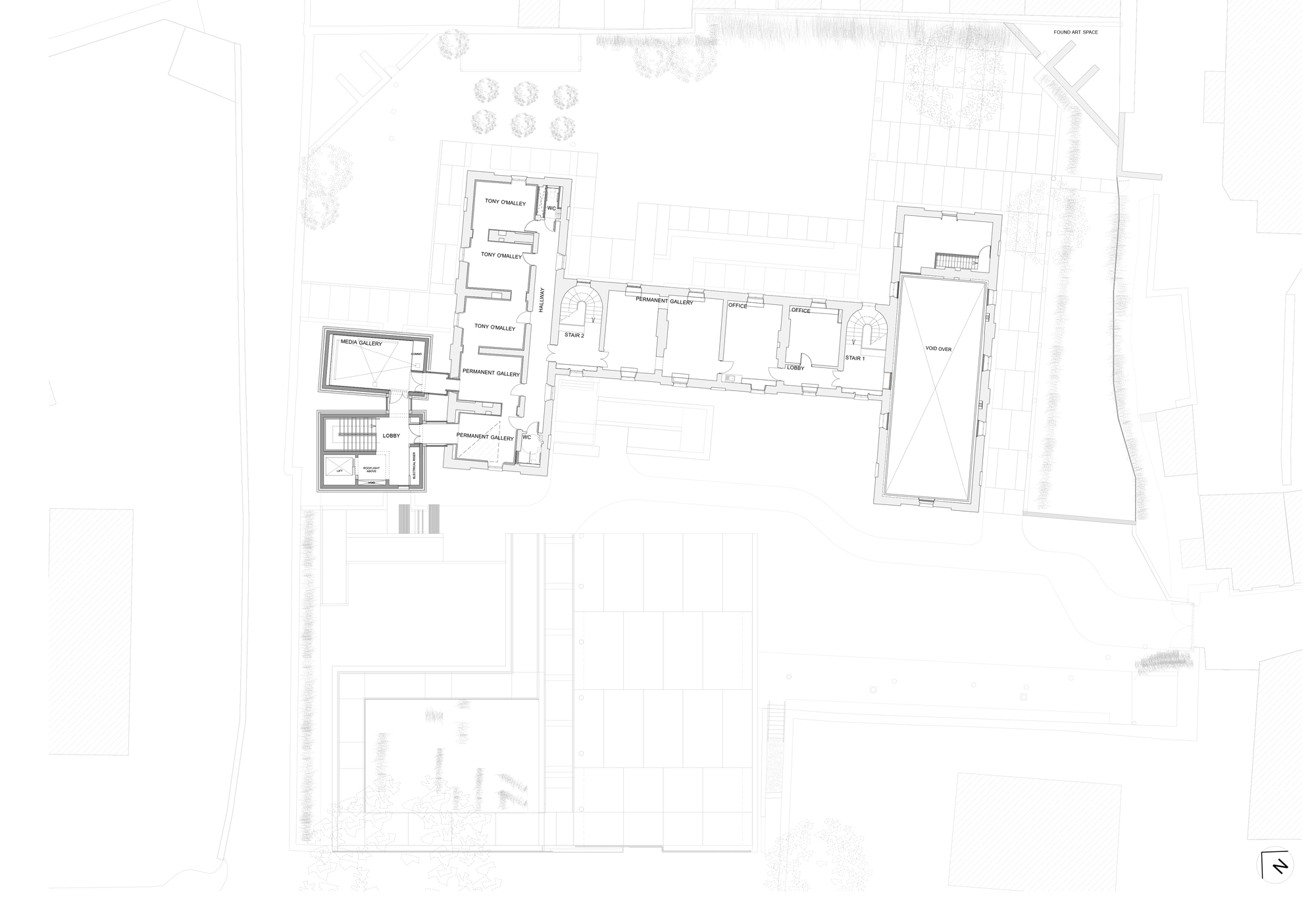 Gallery of Butler Gallery / Mccullough Mulvin Architects - 23