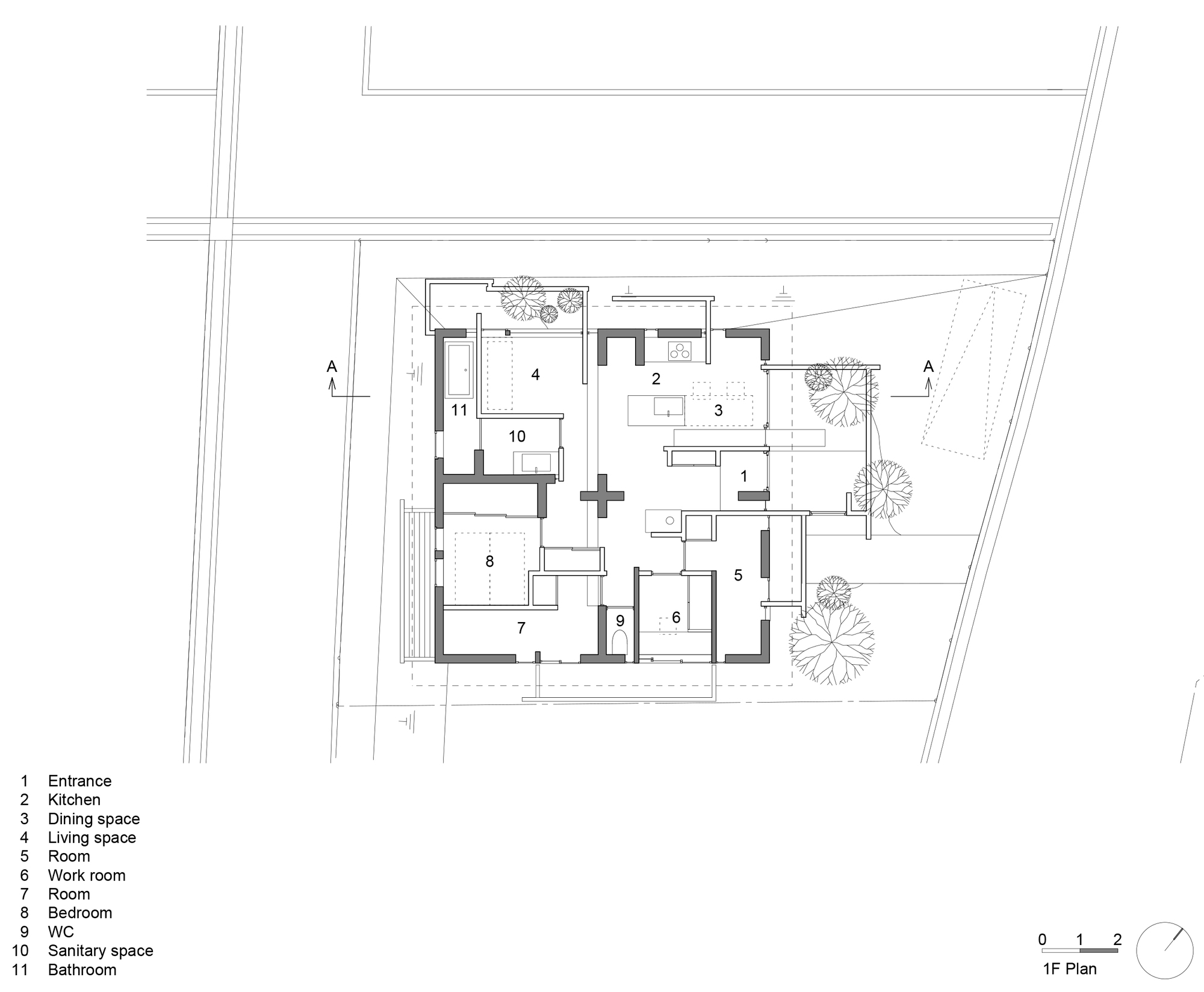 Gallery of House in Minoh-shinmachi / FujiwaraMuro Architects - 22