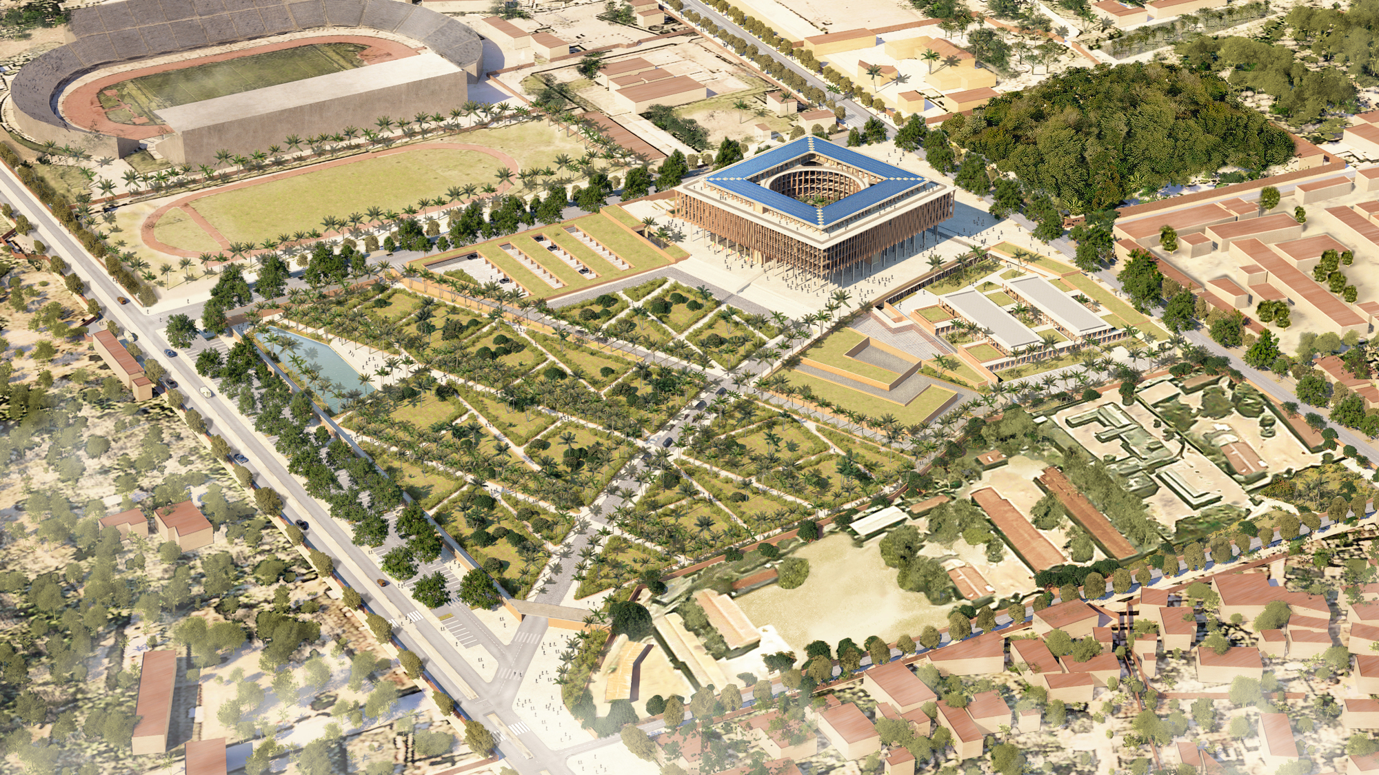 Gallery of Kéré Architecture Proposes New Design for Benin's National ...