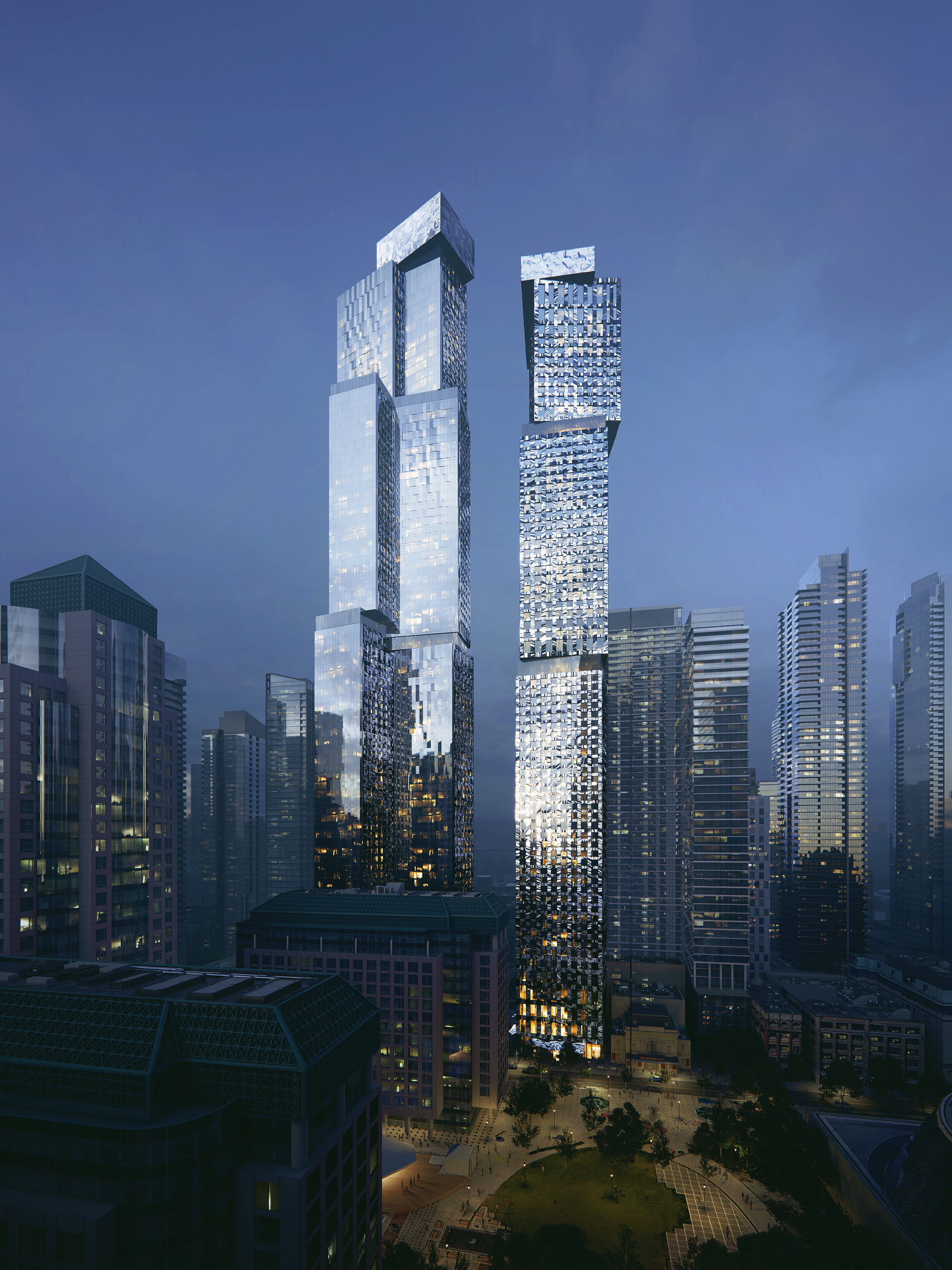 Gallery of New Renderings Reveal the Tallest Frank Gehry-Designed ...