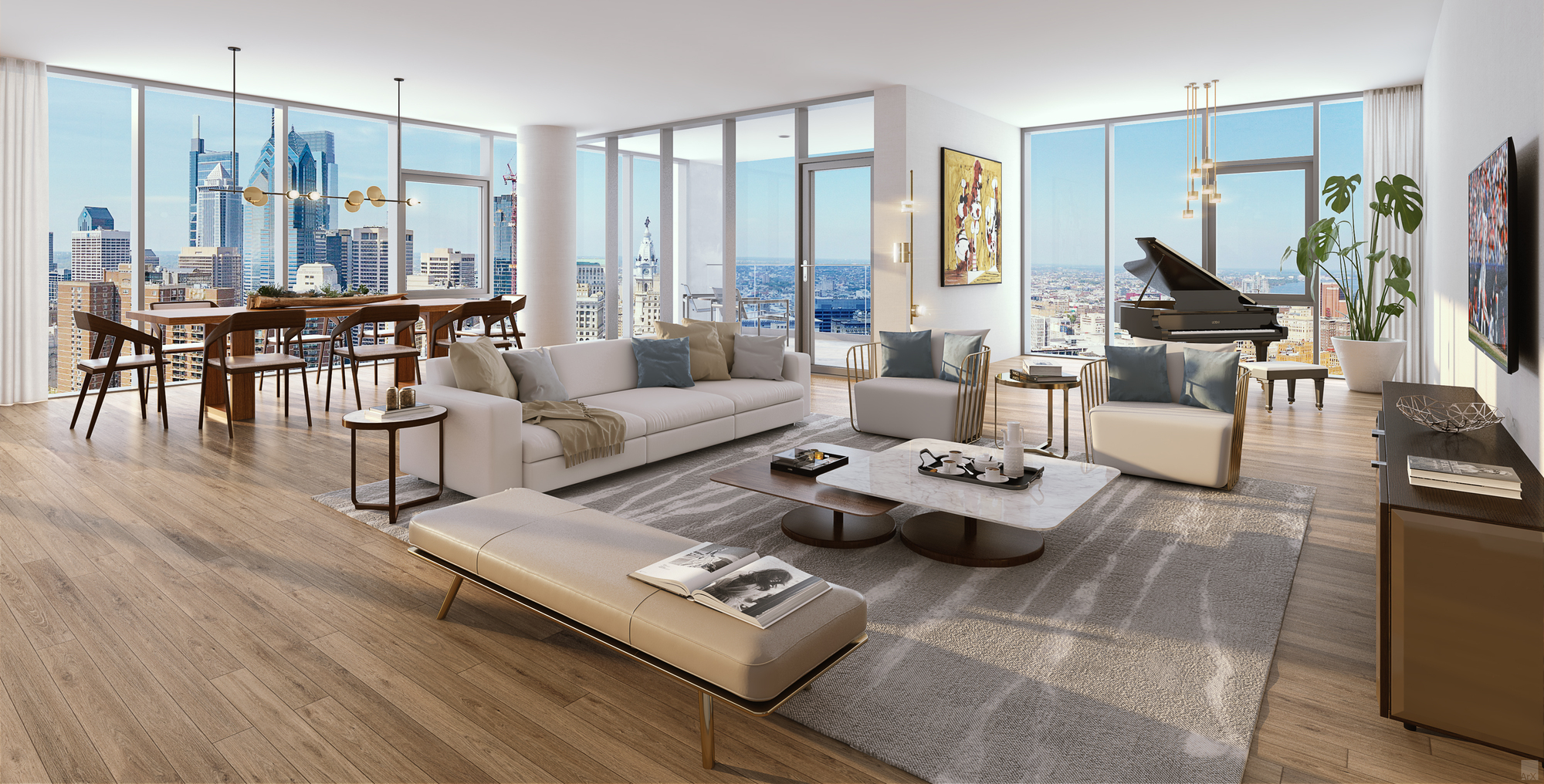 Gallery of Arthaus, KPF’s First Residential Tower in Philadelphia, Tops ...