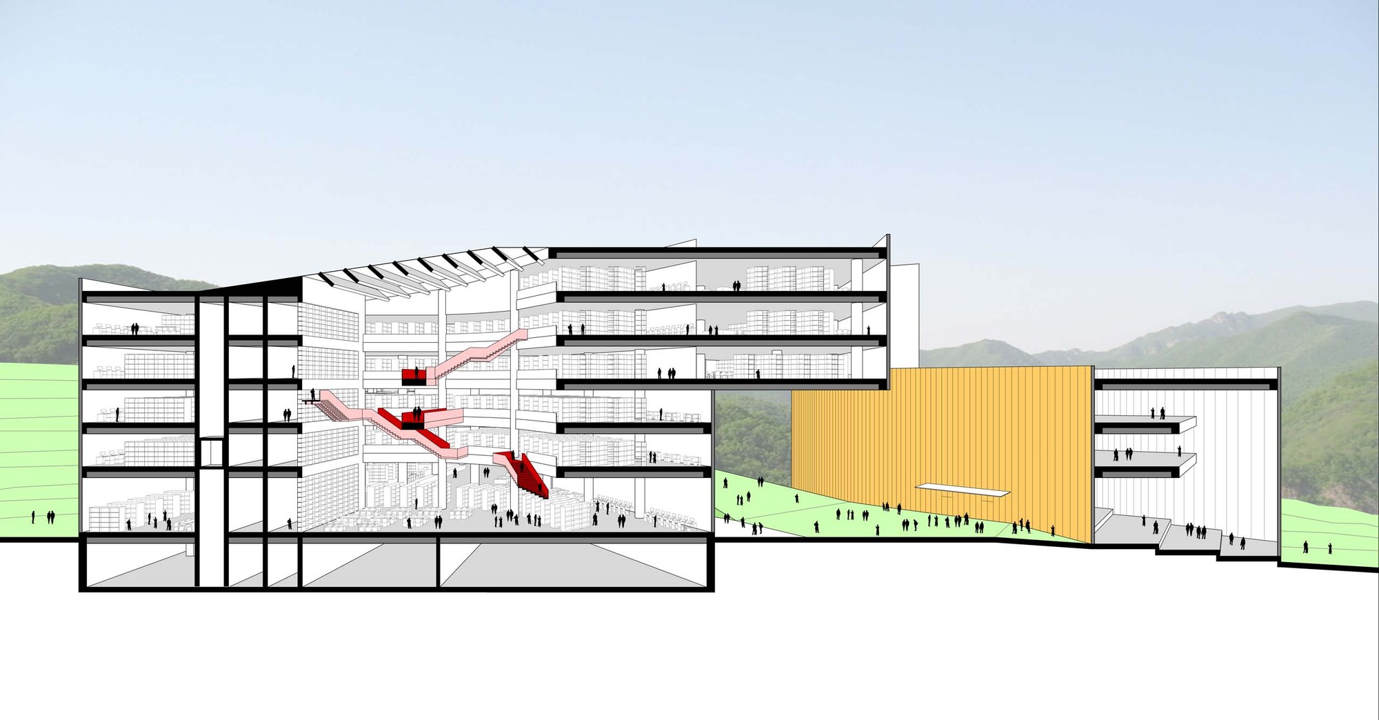 Gallery of Library of the Chinese University of Hong Kong’s Shenzhen Campus / Wang Weijen ...