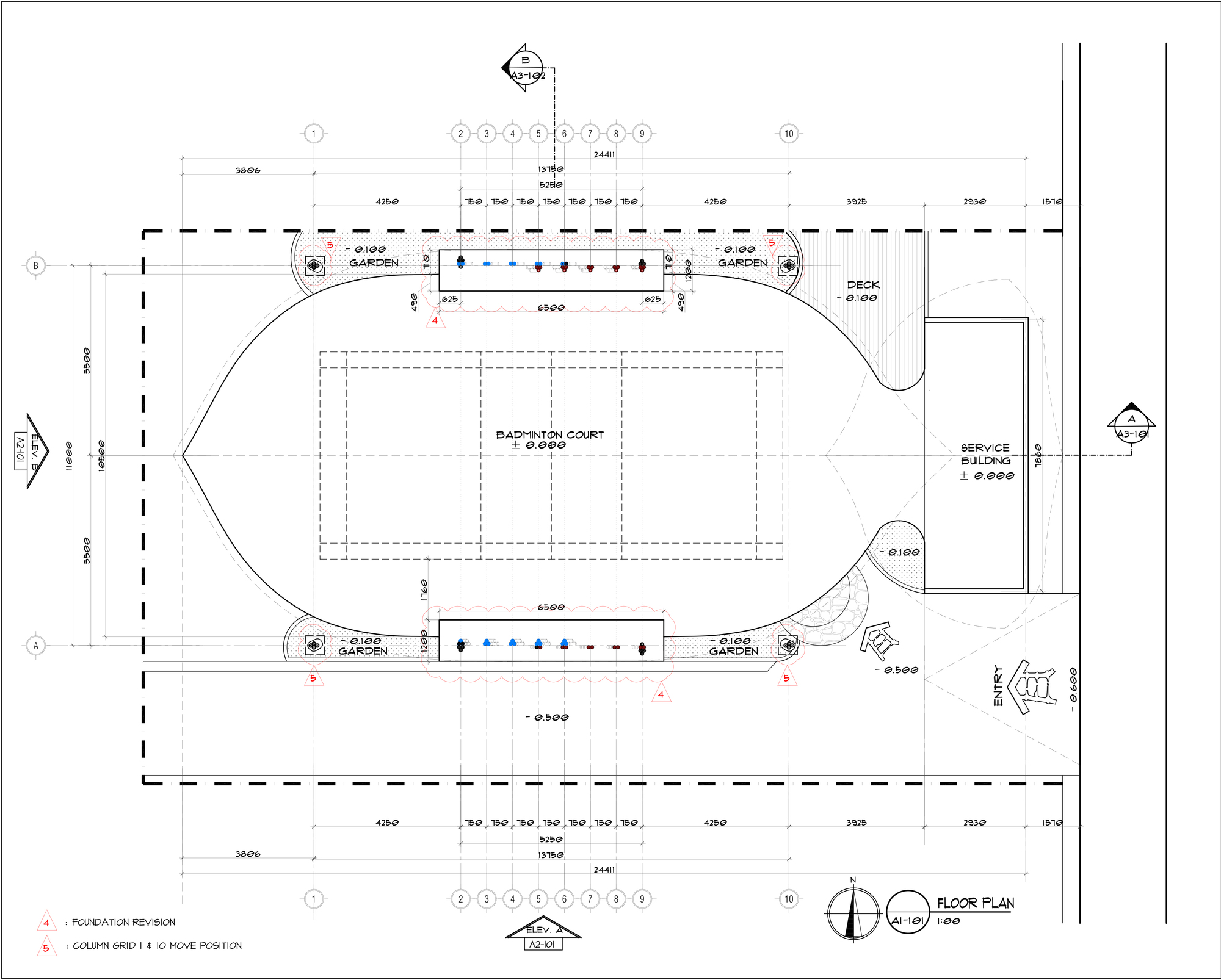 Galeria de Quadras de Badminton Kura Kura / IBUKU + Studio Jencquel - 15