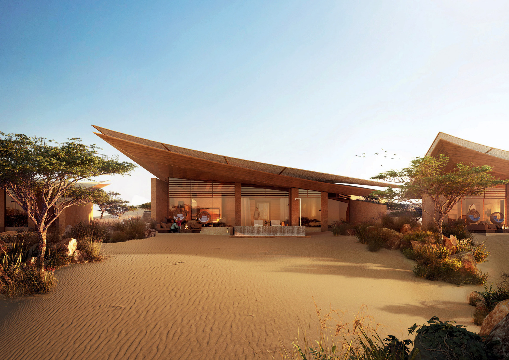 Gallery of Foster + Partners Designs Saudi Arabian Hotel in Sand Dunes - 5
