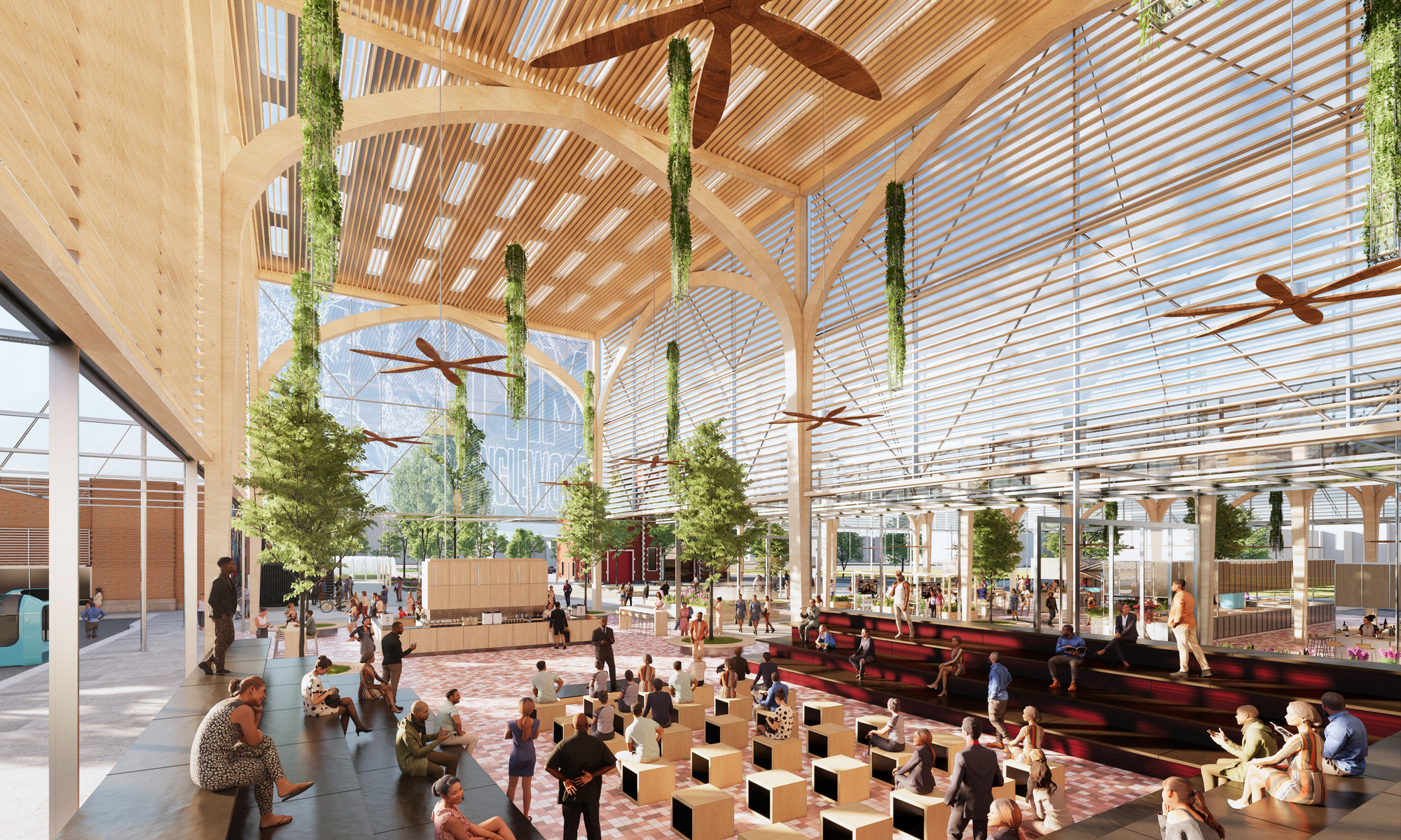 Gallery of SOM and TnS Studio Design Community Hub for Chicago’s South ...