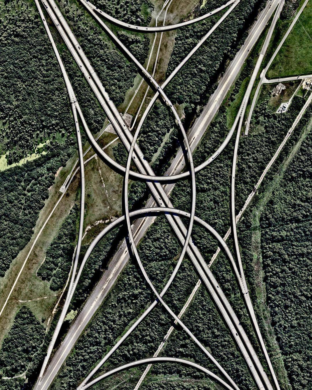 Gallery of In Transit: Large-Scale Road Infrastructures Seen from Above - 3