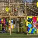 See Through Bamboo Installation / Morag Myerscough | ArchDaily