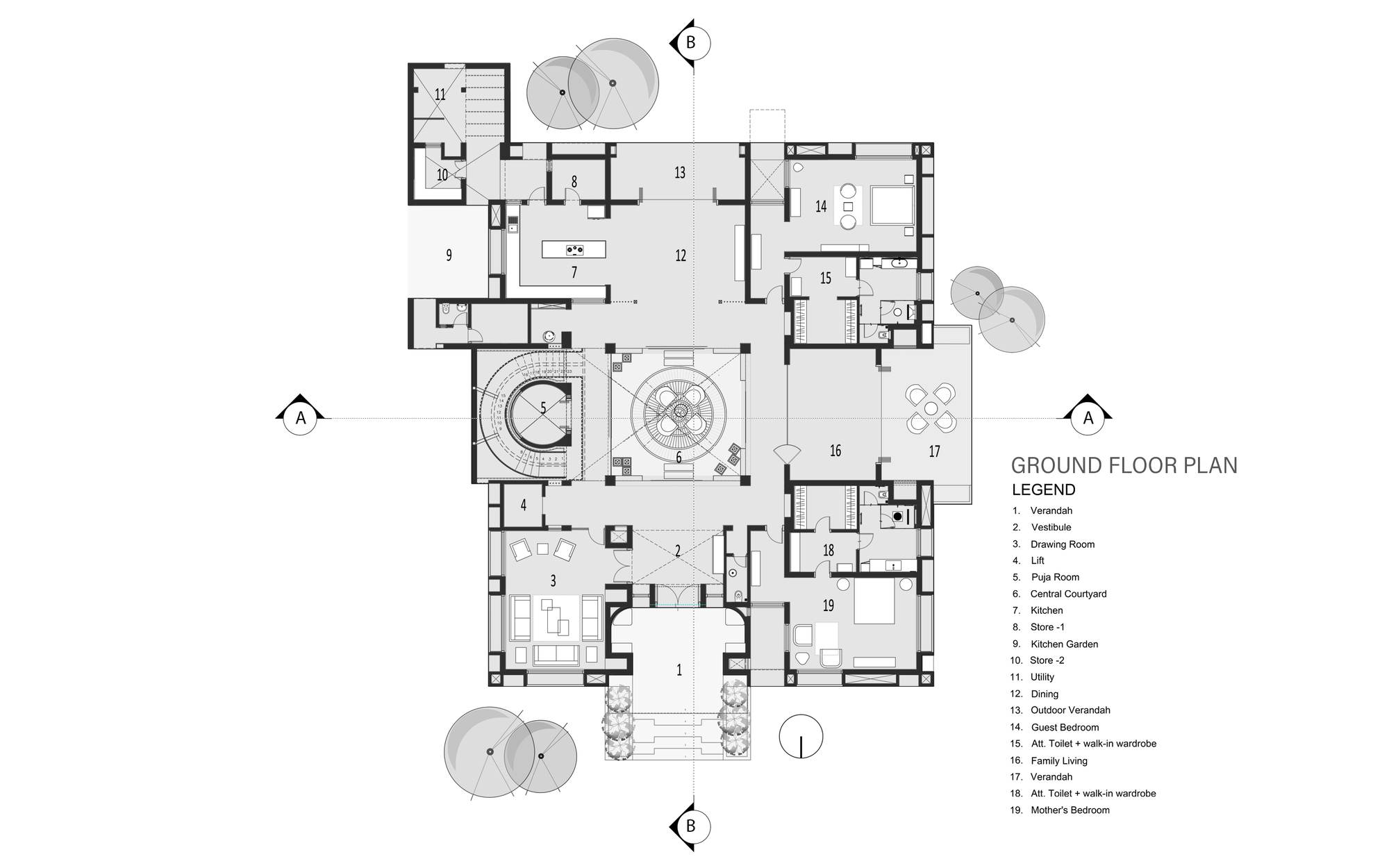 Gallery of The Courtyard House / Associated Architects - 30