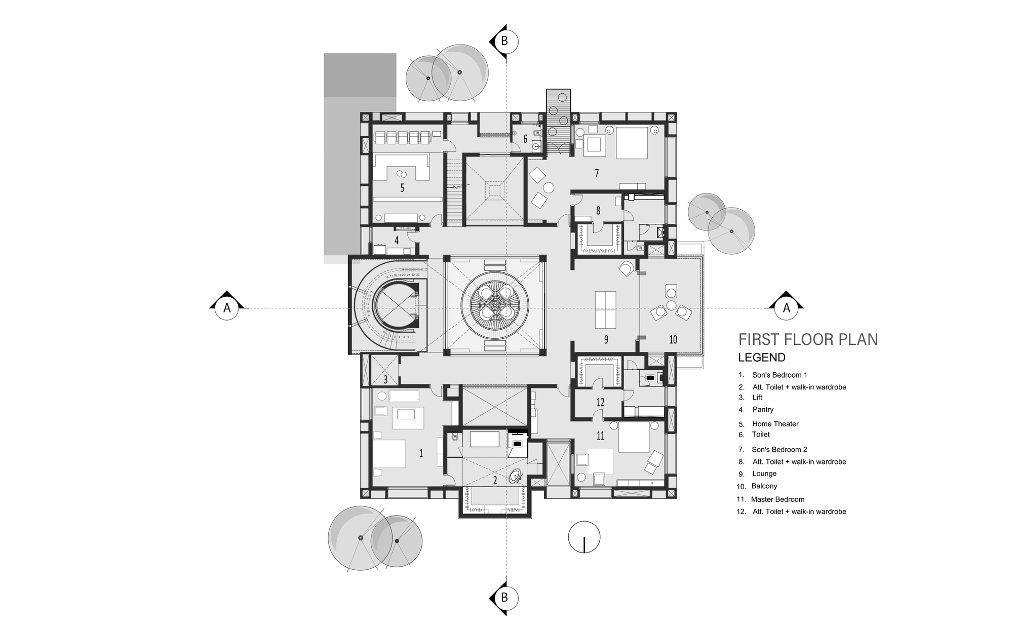 Gallery of The Courtyard House / Associated Architects - 27