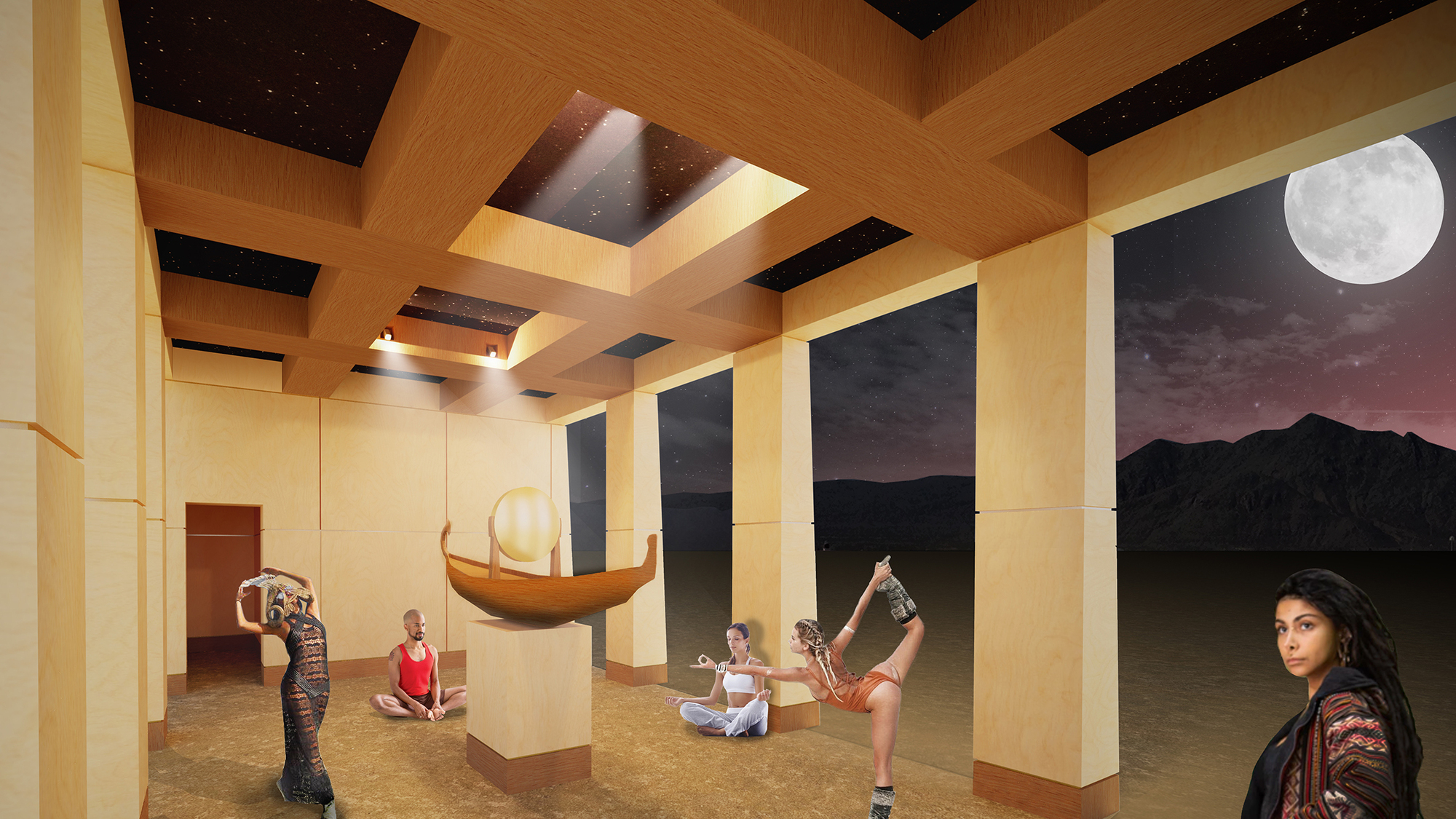 Gallery of A 3D-Printed Majlis and Suspended Cliff Platforms: 10 ...