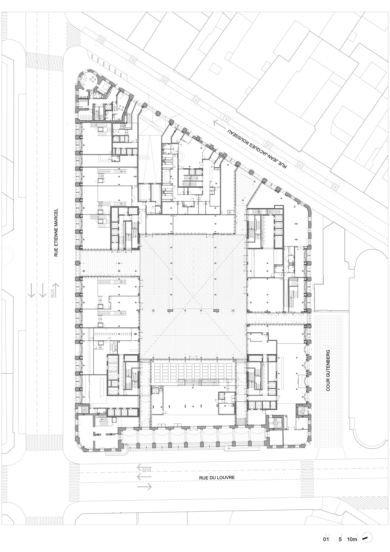 Gallery of La Poste du Louvre Renovation / Dominique Perrault ...