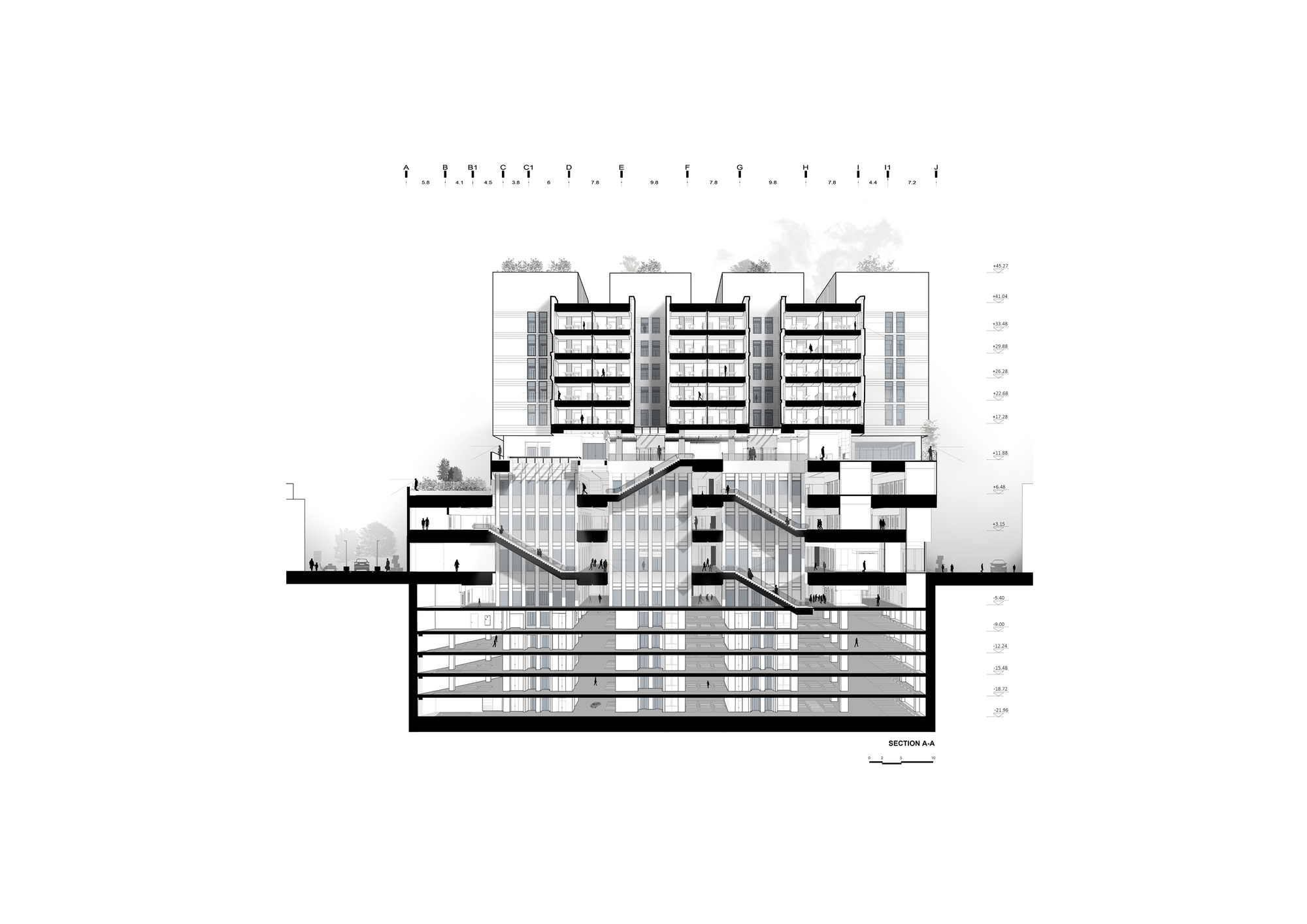 Gallery of Pransa Commercial and Office Complex / DOT ARCHITECTS - 26