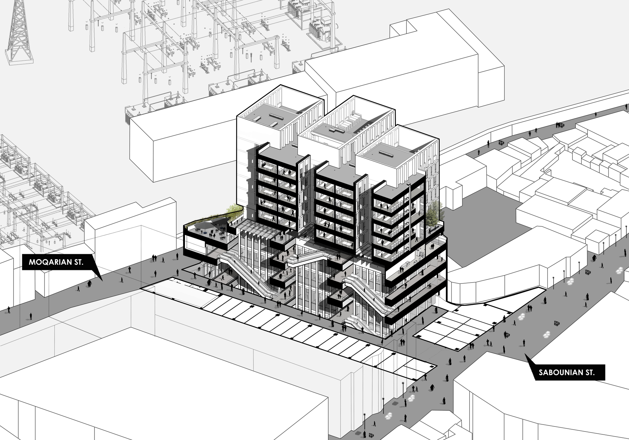 Gallery of Pransa Commercial and Office Complex / DOT ARCHITECTS - 35