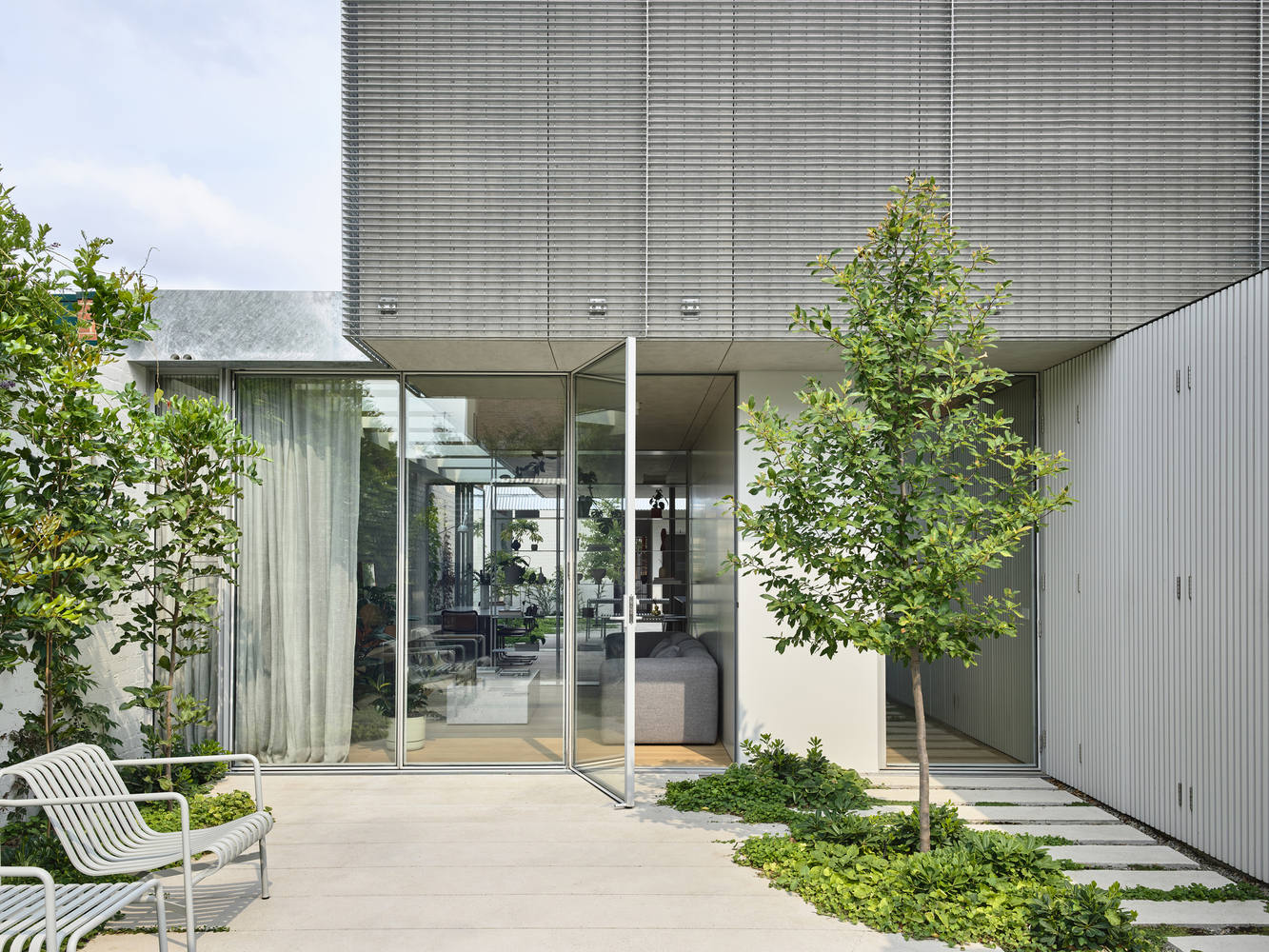 Gallery of Taming Exterior Greenery: Landscape Design for Houses in ...