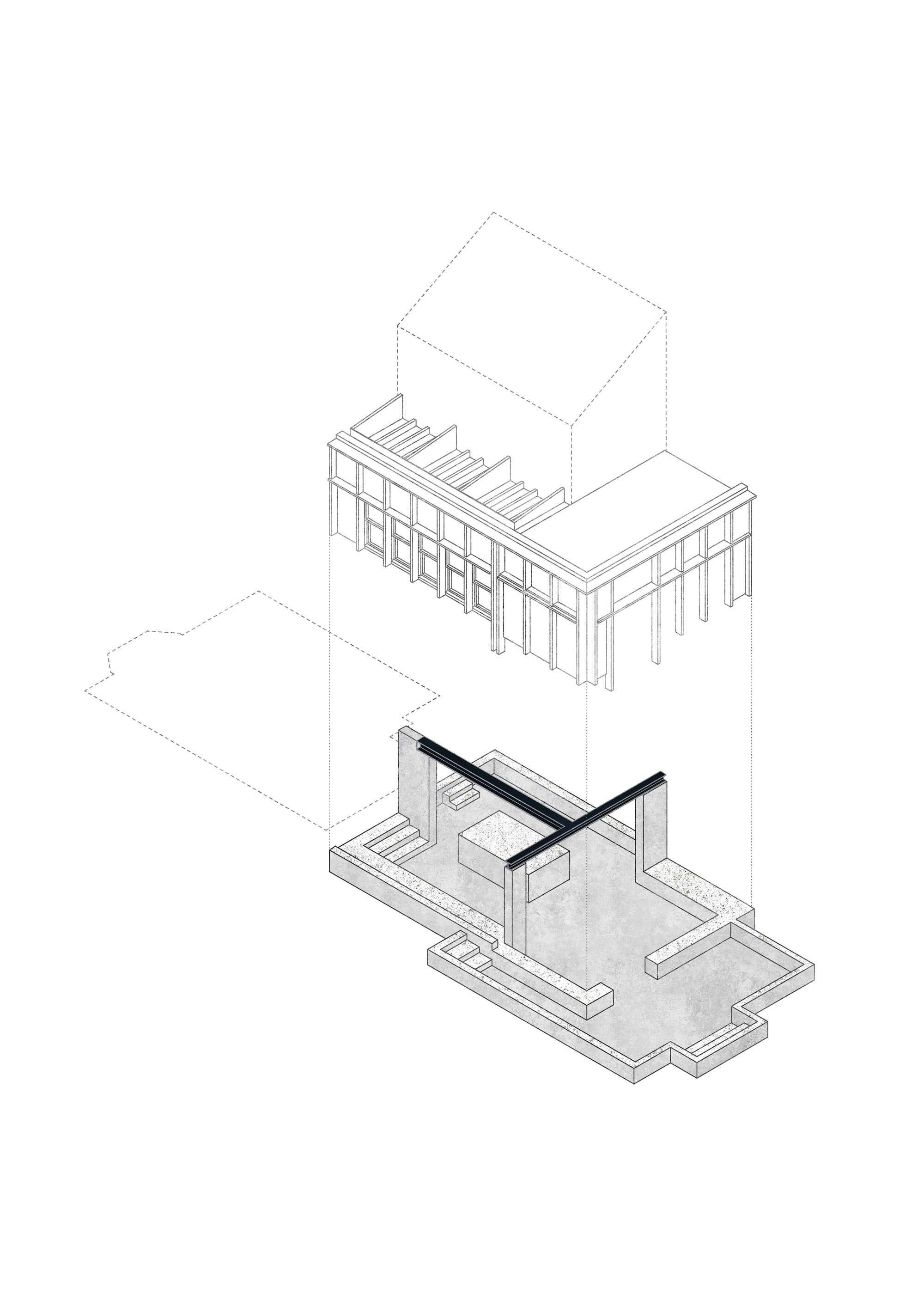 Gallery of Concrete Plinth House / DGN studio - 37
