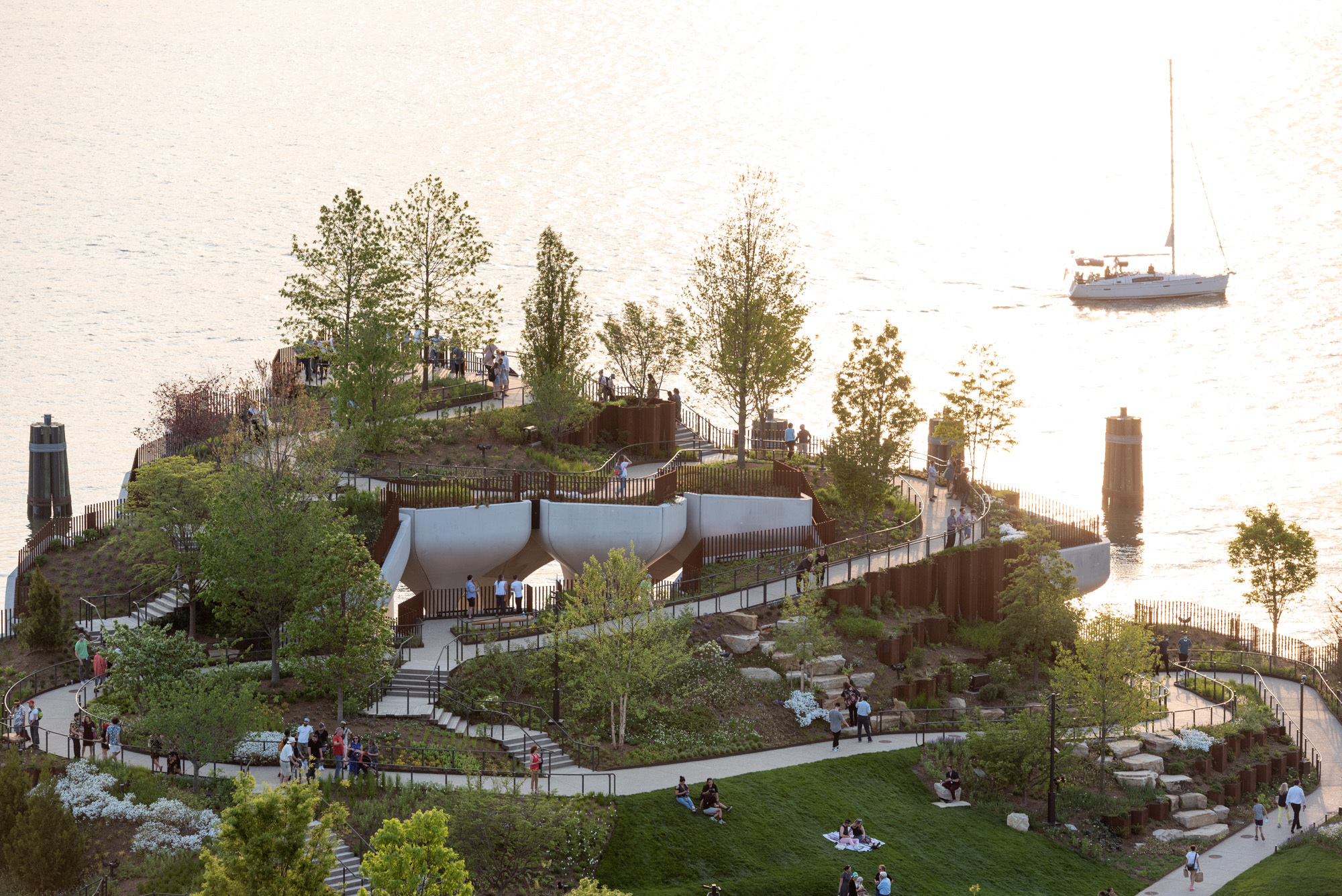 Gallery of Heatherwick Studio's Little Island Creates an Artificial ...