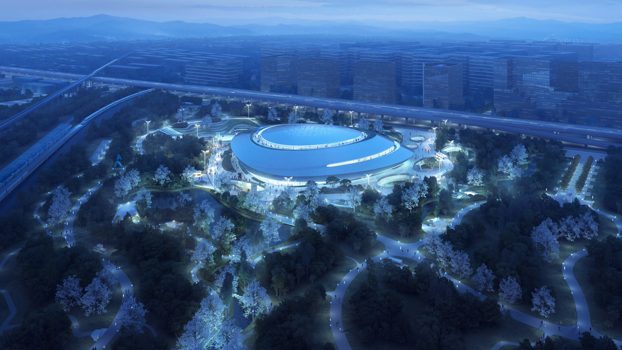 Gallery of A Futuristic Amusement Park and an Ecological Power Plant ...