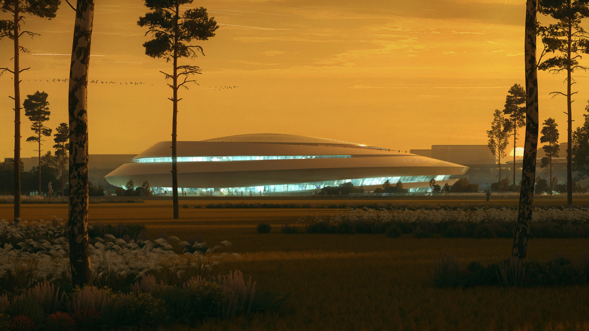 Gallery of A Futuristic Amusement Park and an Ecological Power Plant ...